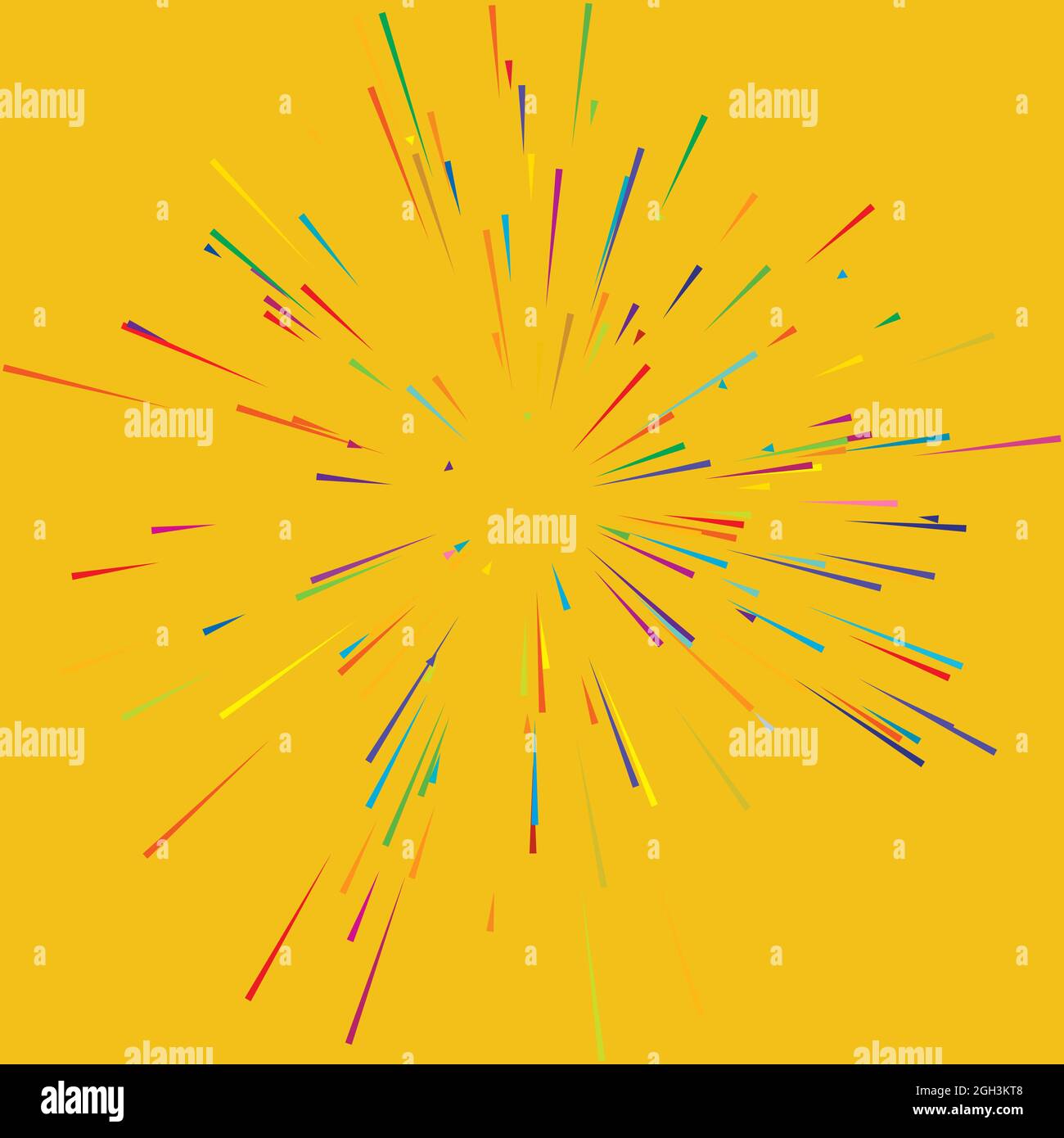Radial, radiating dynamic rays, beams lines. Starburst, sunburst ...