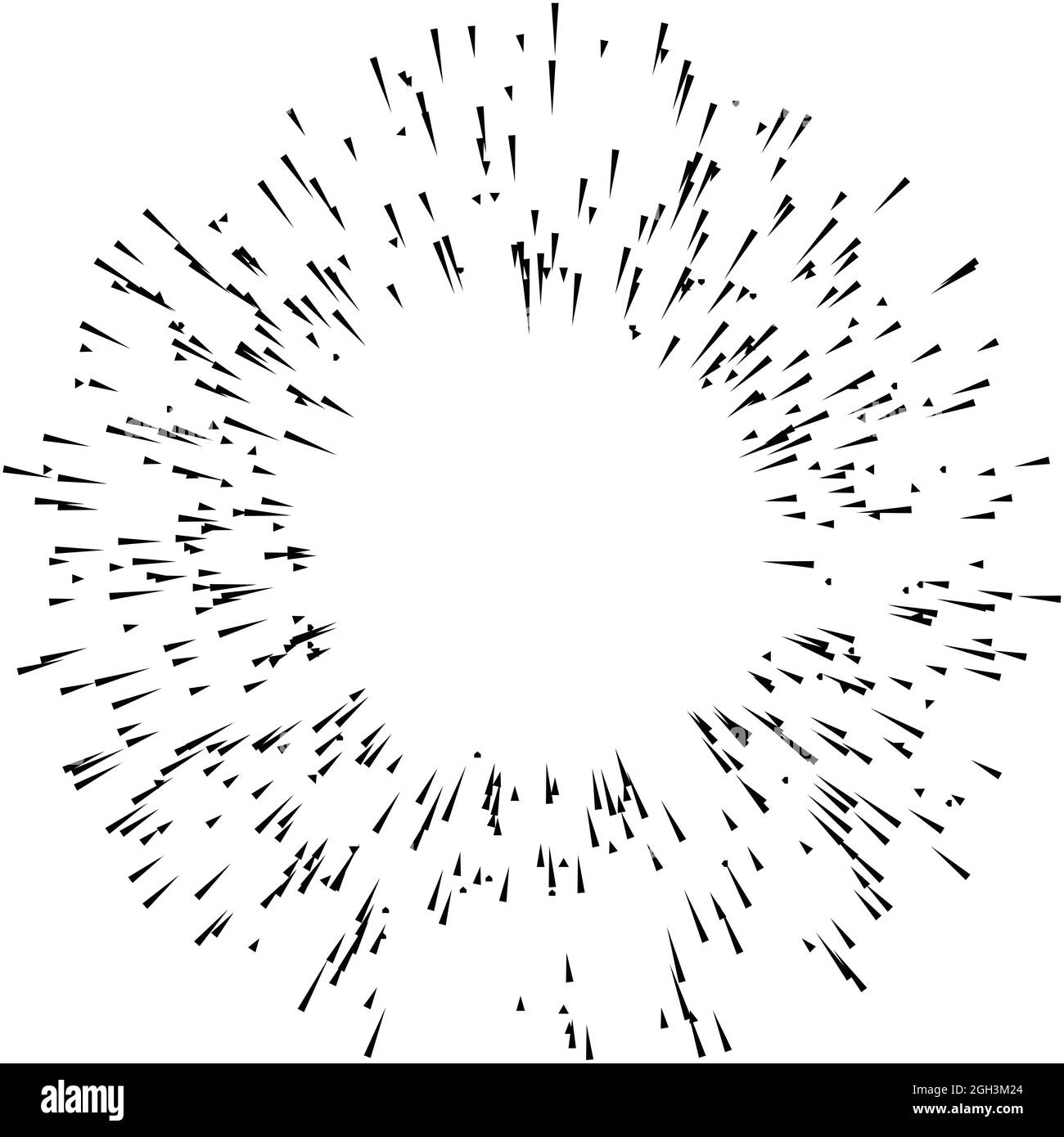 Radial, radiating dynamic rays, beams lines. Starburst, sunburst ...
