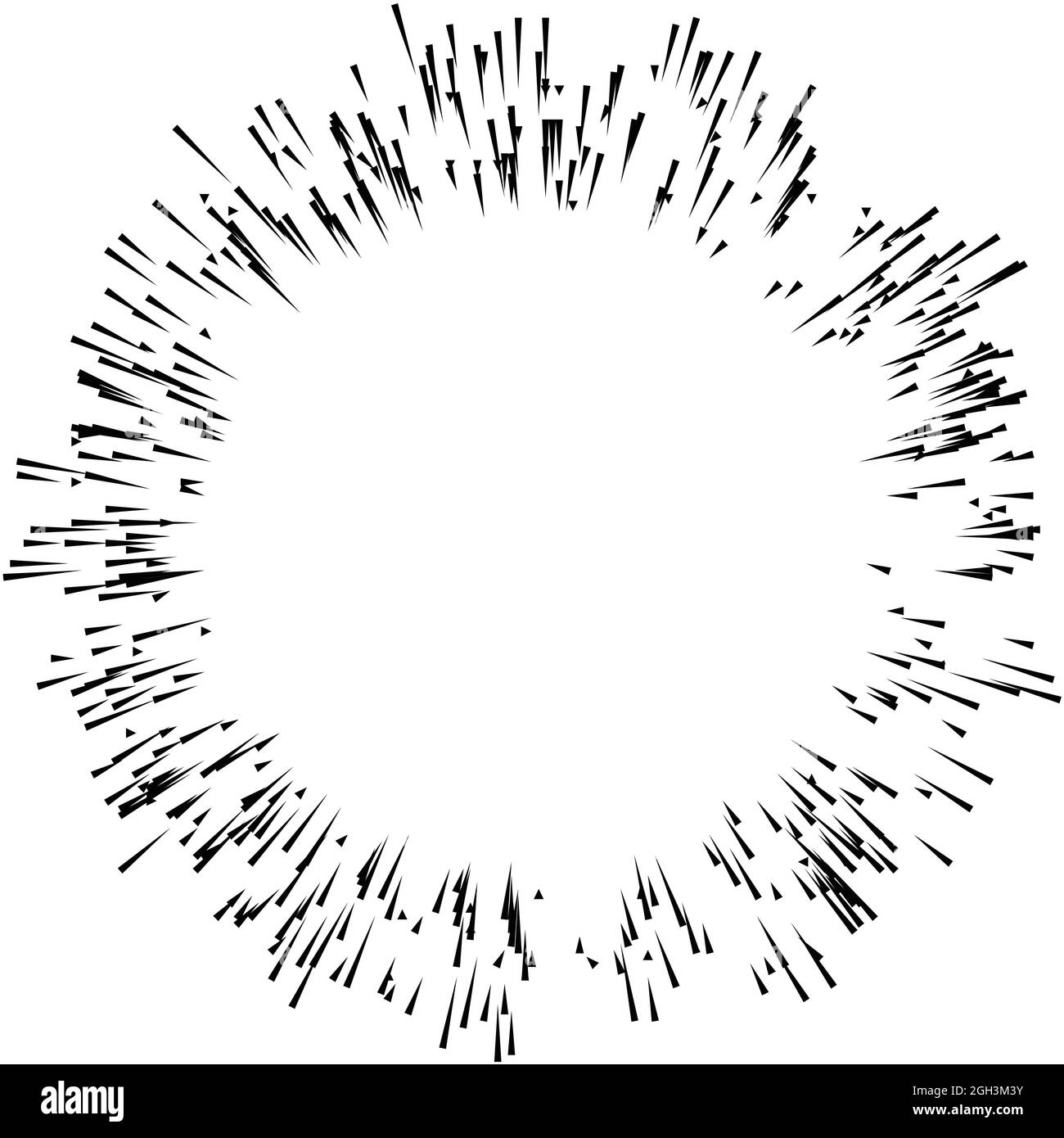 Radial, radiating dynamic rays, beams lines. Starburst, sunburst ...