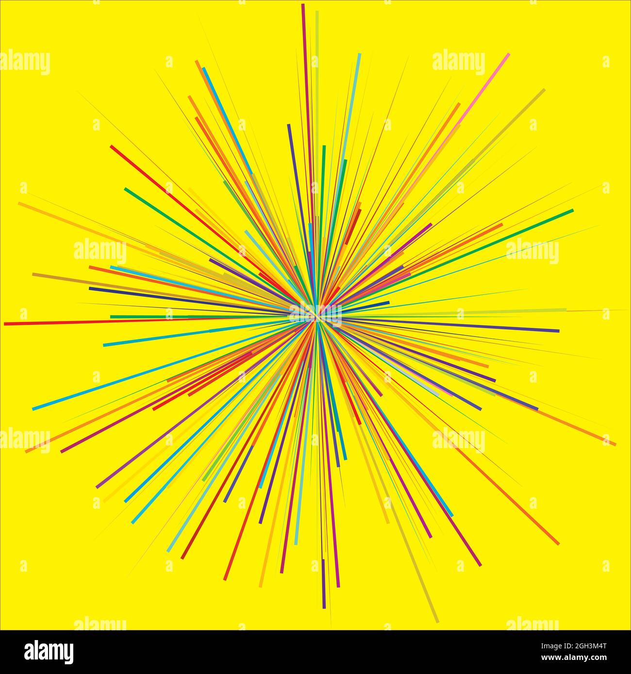 Radial, radiating dynamic rays, beams lines. Starburst, sunburst ...