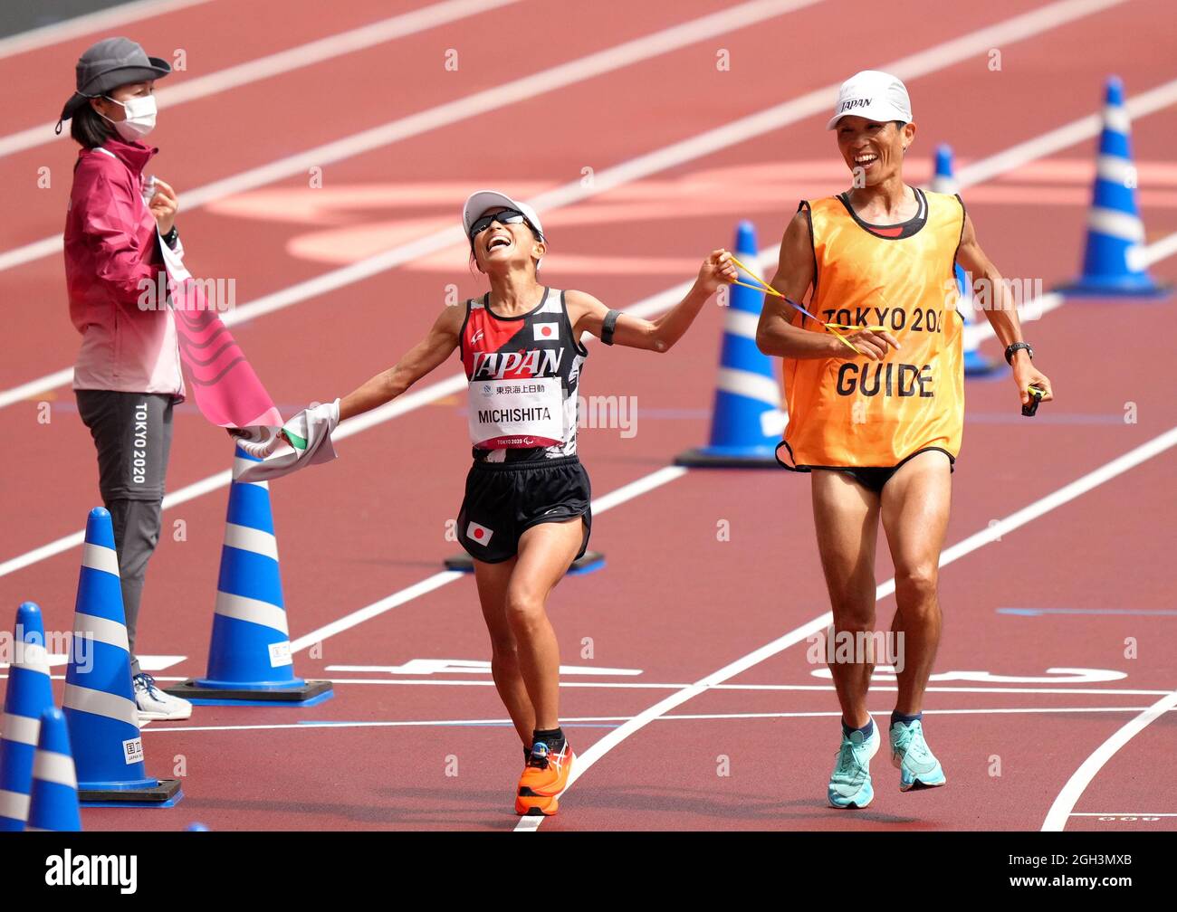 Misato Michishita Of Japan Celebrates As She Crosses The Line To Win misato-michishita-of-japan-celebrates-as-she-crosses-the-line-to-win