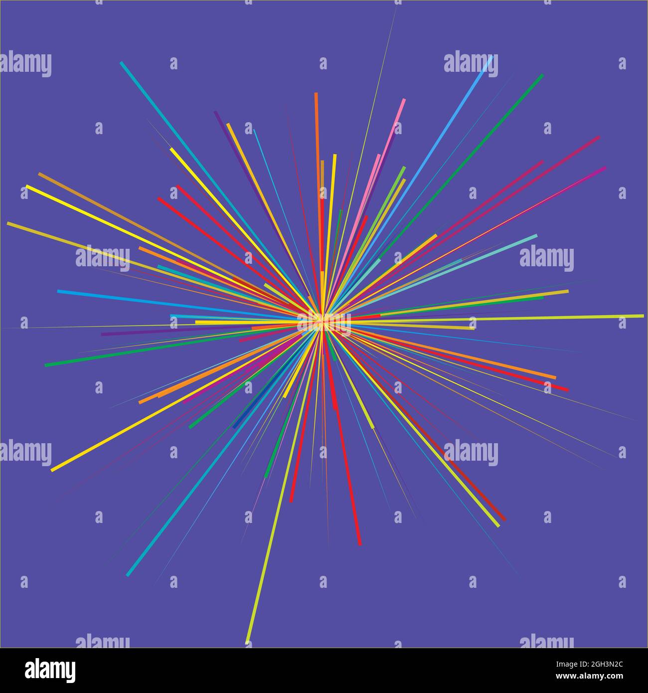 Radial, radiating dynamic rays, beams lines. Starburst, sunburst ...