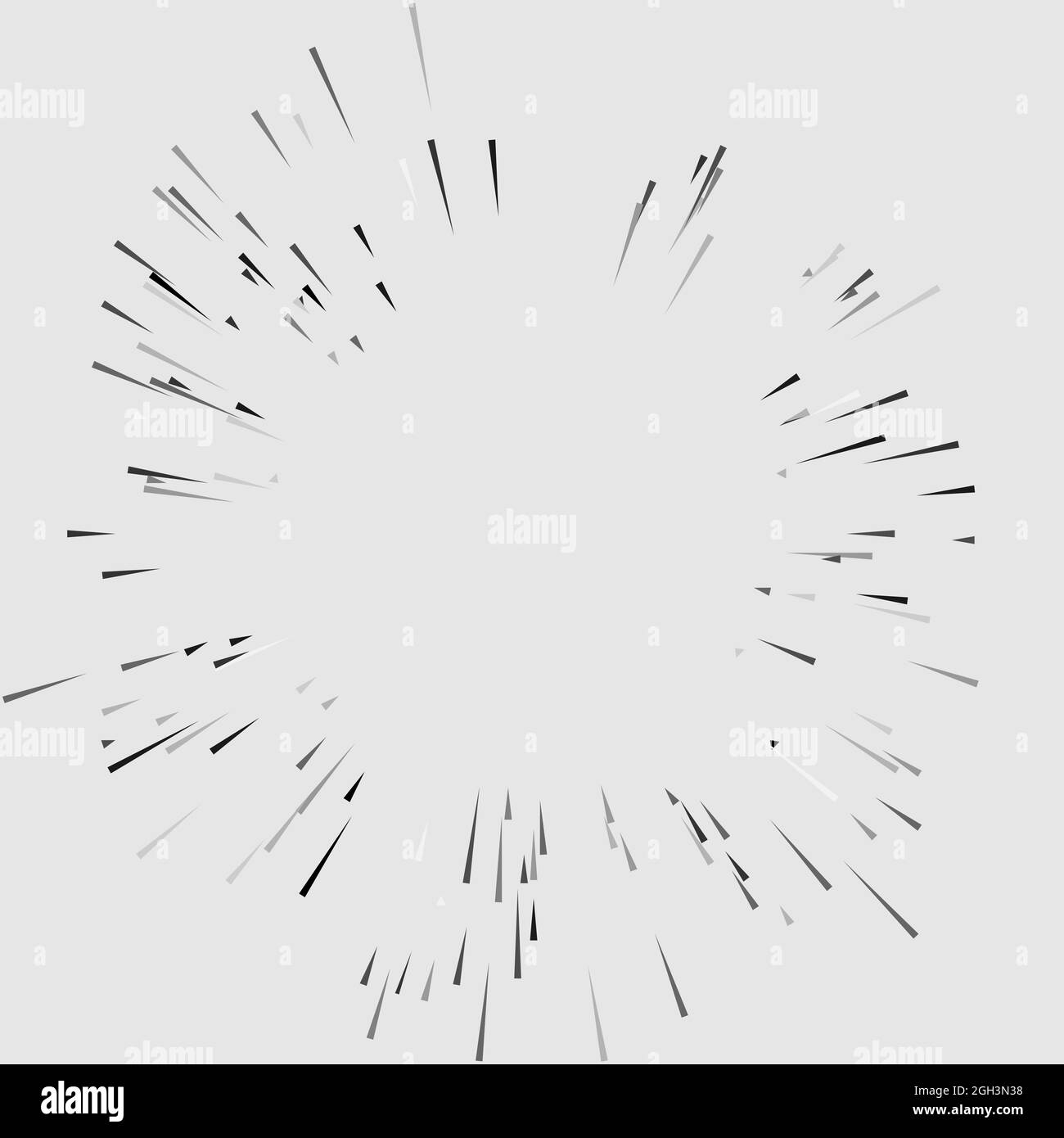 Radial, radiating dynamic rays, beams lines. Starburst, sunburst ...