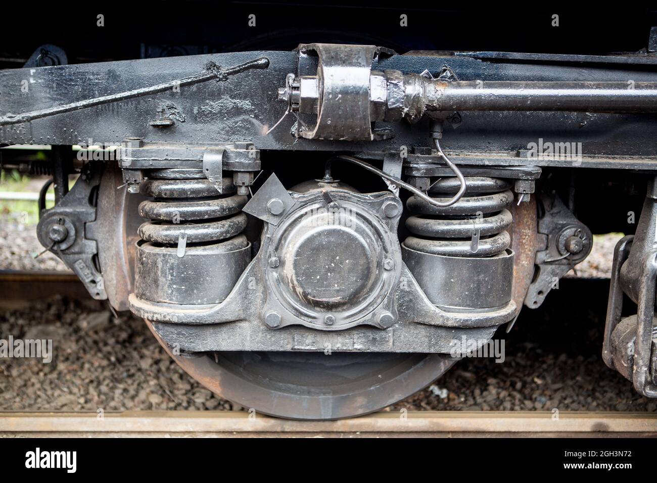 Railway wagon wheel hi-res stock photography and images - Alamy