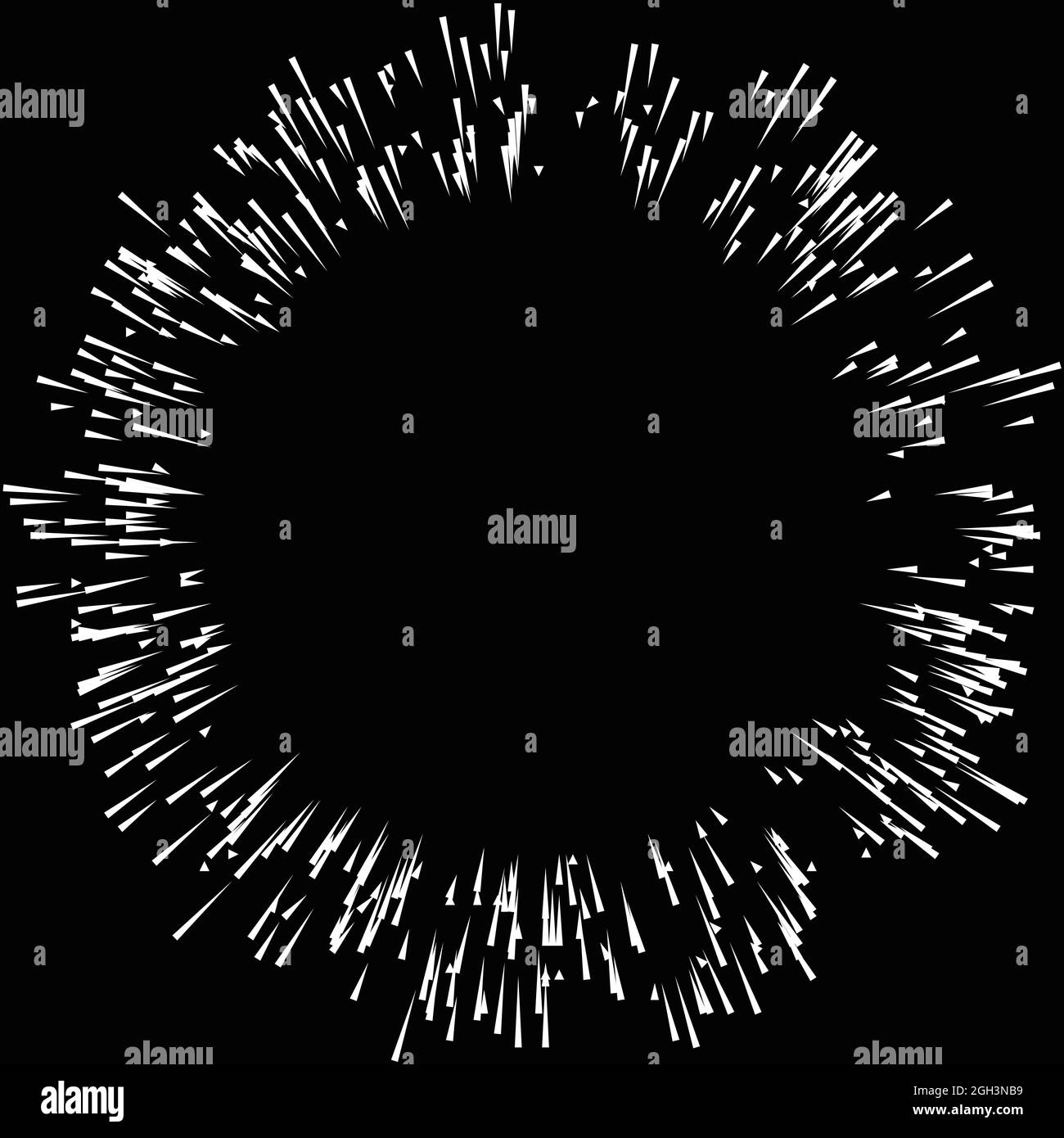 Radial, radiating dynamic rays, beams lines. Starburst, sunburst ...