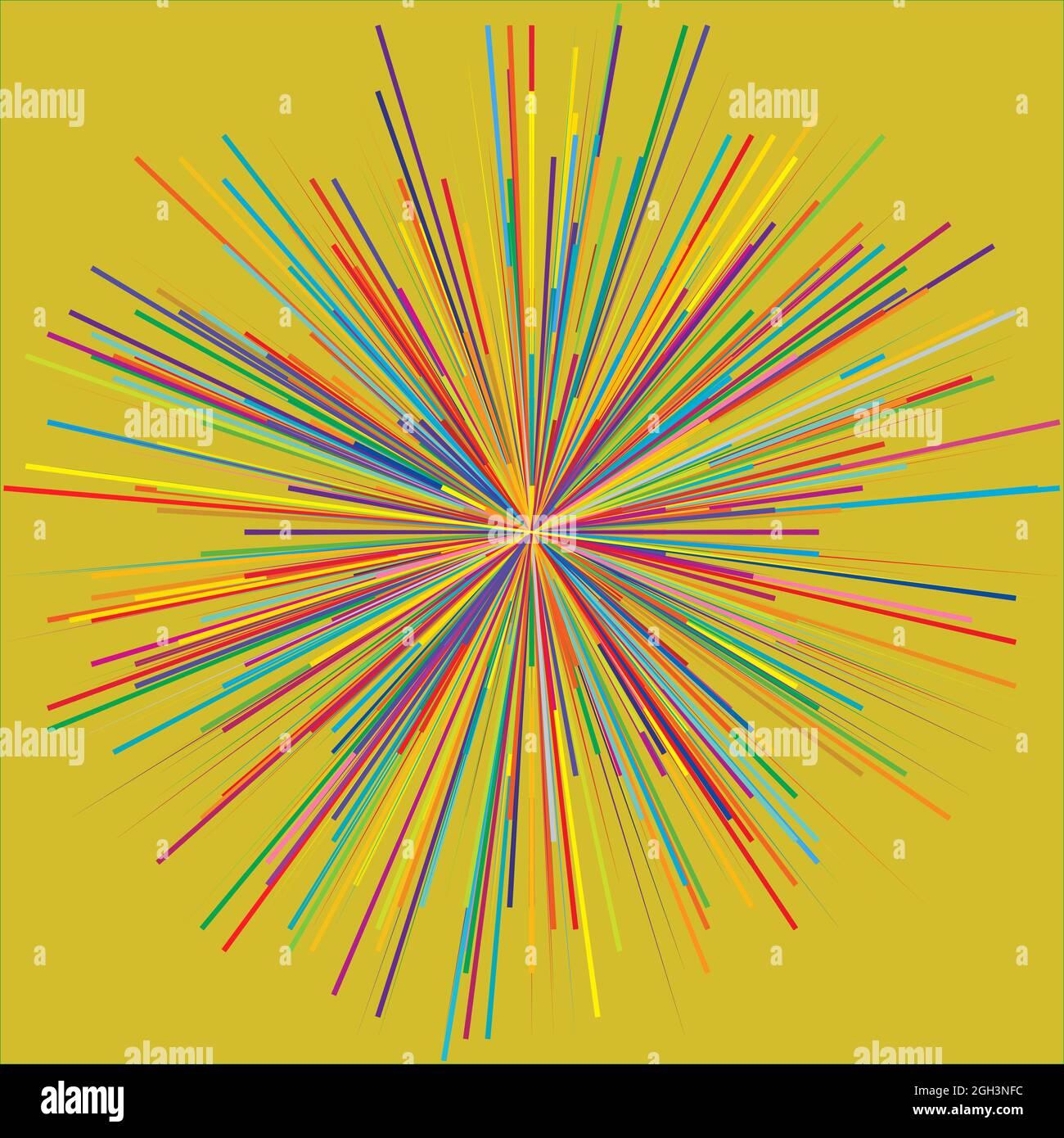 Radial, radiating dynamic rays, beams lines. Starburst, sunburst ...