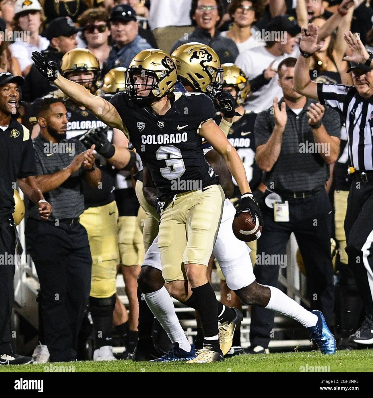 Boulder, CO, USA. 03rd Sep, 2021. Colorado Buffaloes wide receiver ...