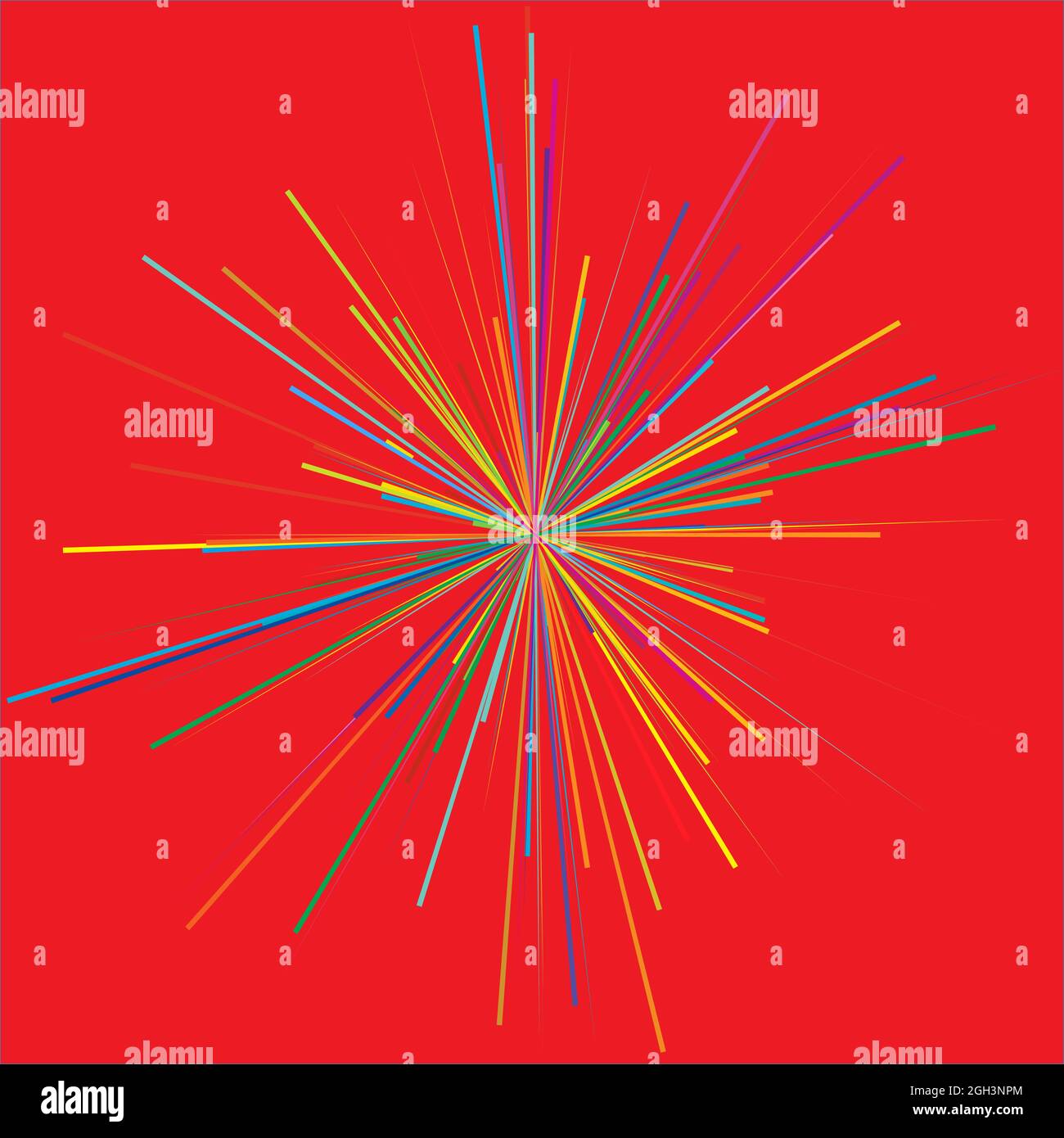 Radial, radiating dynamic rays, beams lines. Starburst, sunburst ...