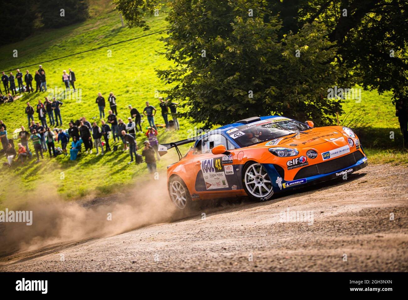 43 SAUNIER Julien, VAUCLARE Fred, Sébastien Loeb Racing BARDAHL, Alpine ...