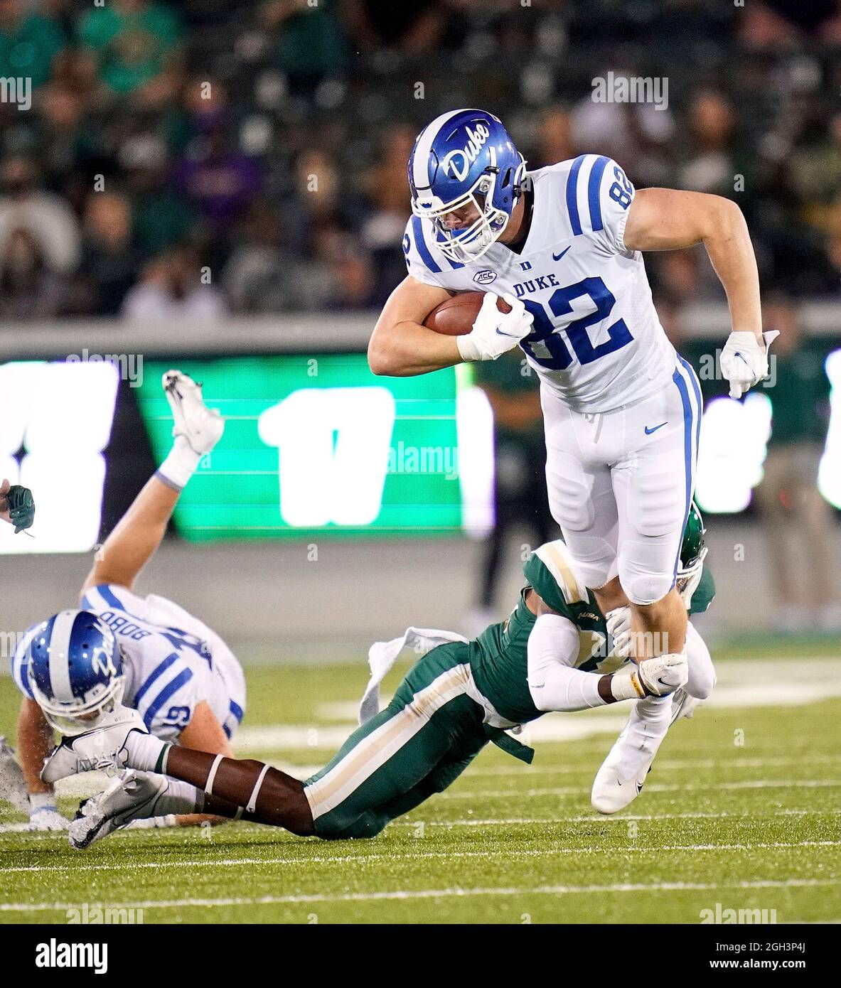 Charlotte, North Carolina, USA. 4th Sep, 2021. Duke Blue Devils tight ...