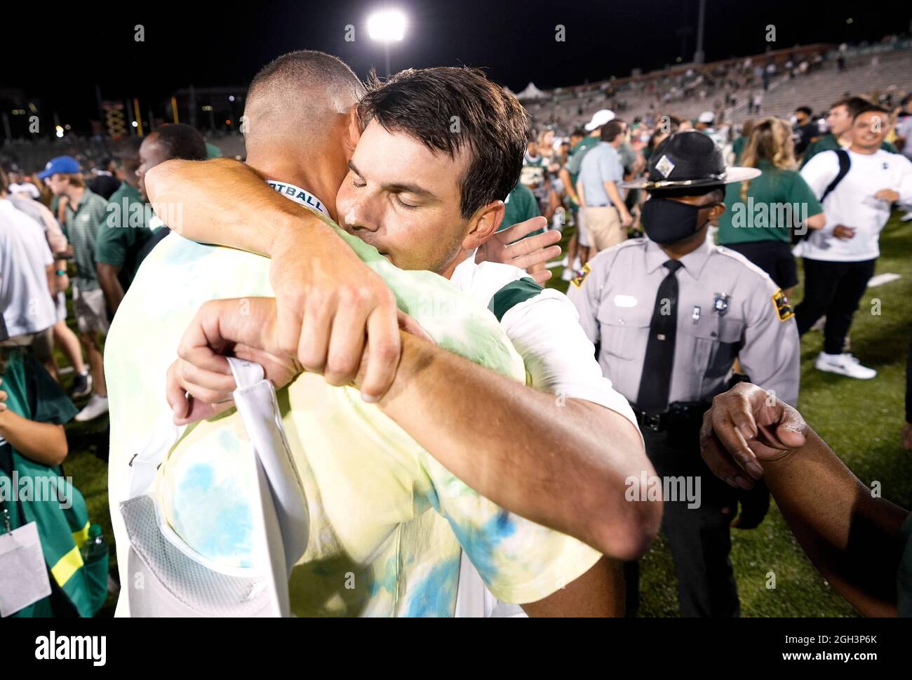 Charlotte, North Carolina, USA. 4th Sep, 2021. Charlotte 49ers head ...