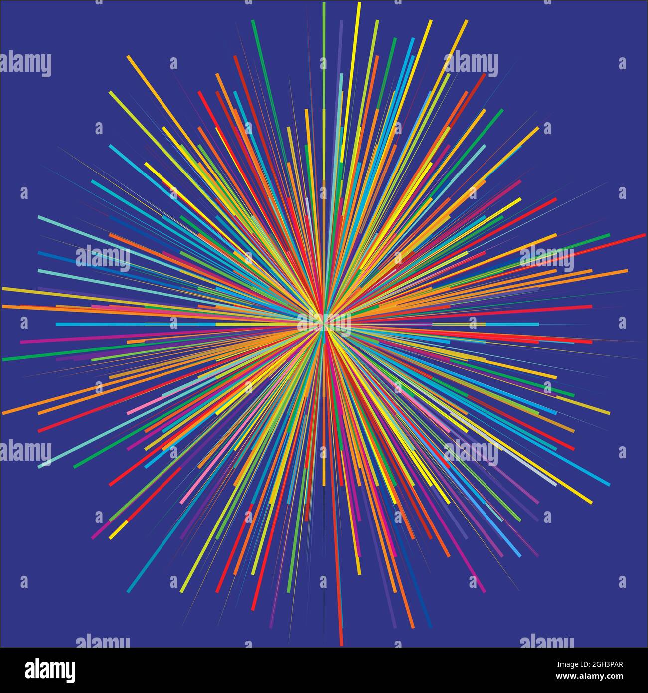 Radial, radiating dynamic rays, beams lines. Starburst, sunburst ...