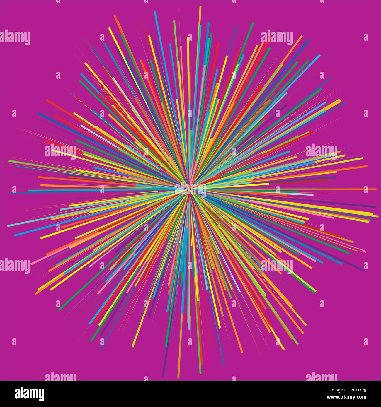 Radial, radiating dynamic rays, beams lines. Starburst, sunburst ...