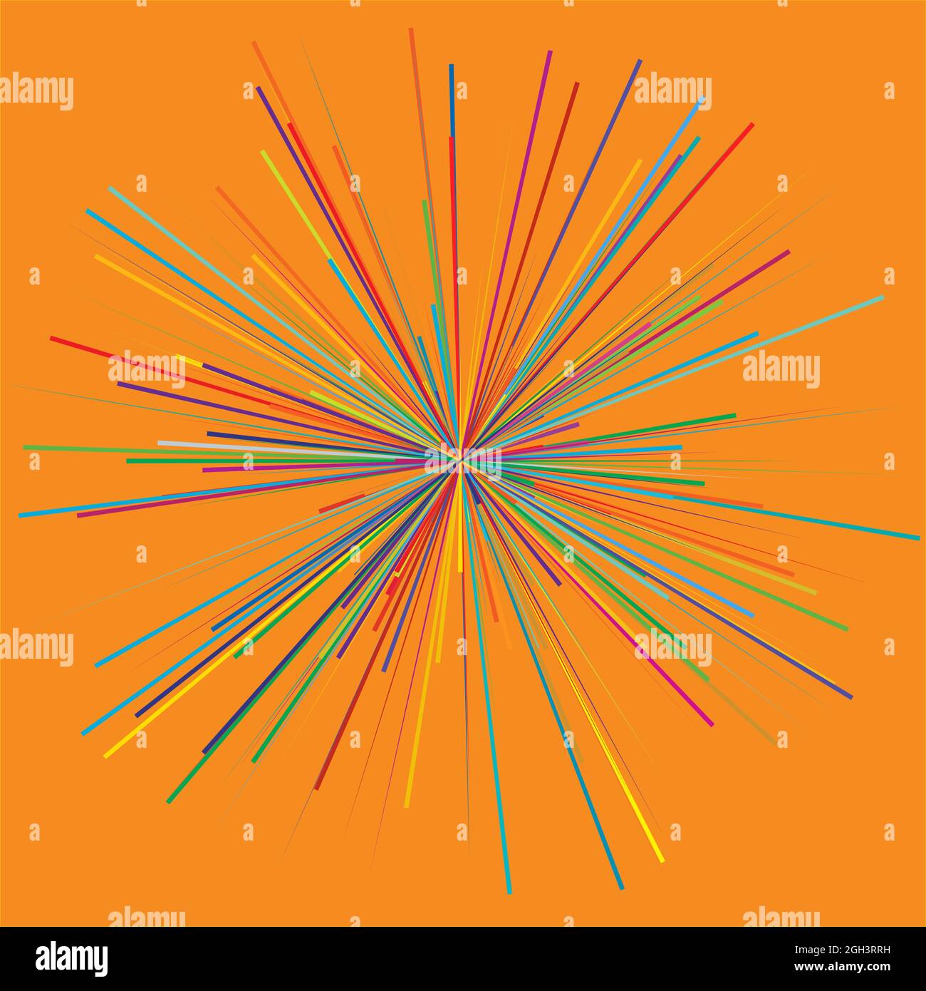 Radial, radiating dynamic rays, beams lines. Starburst, sunburst ...