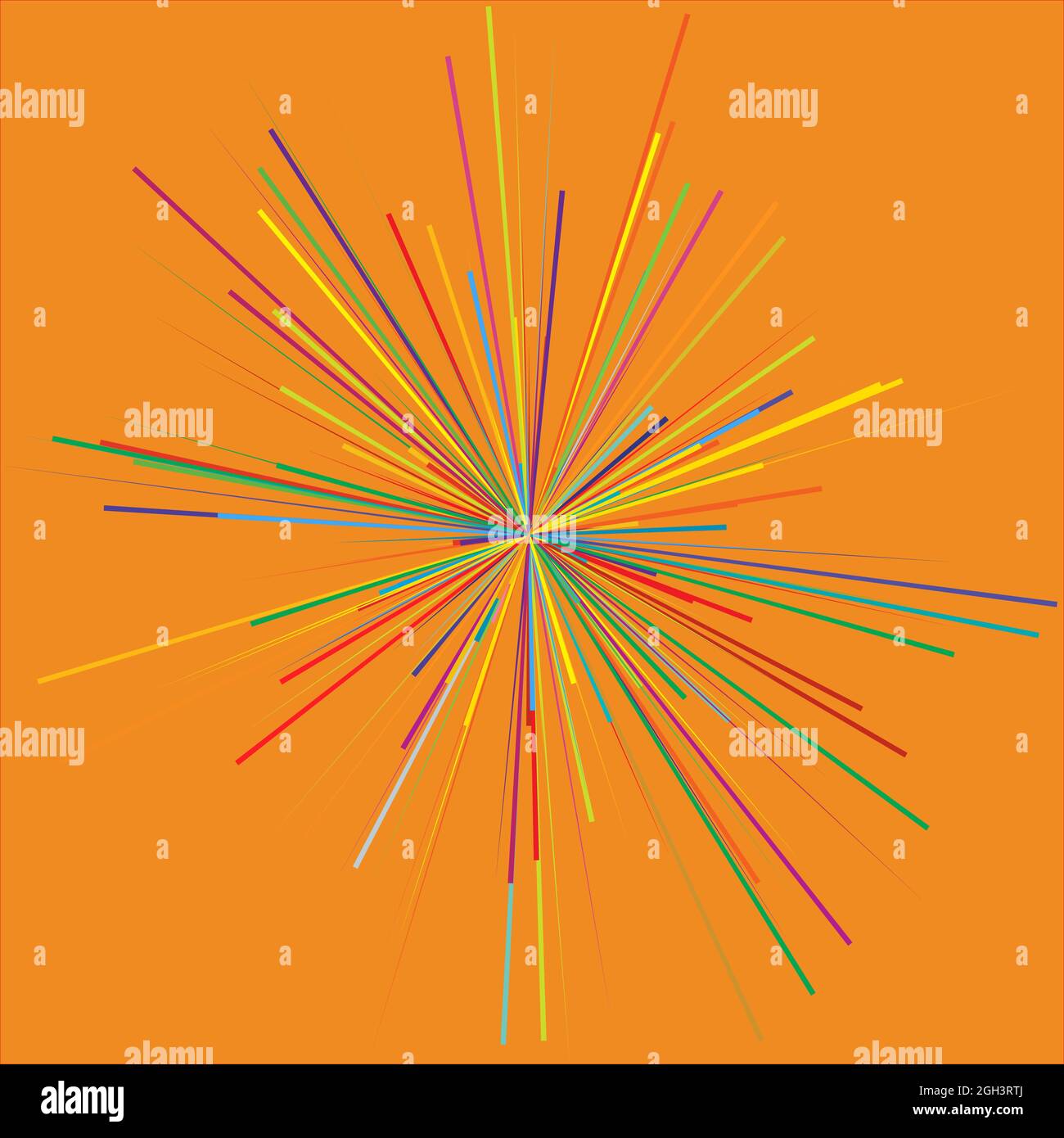 Radial, radiating dynamic rays, beams lines. Starburst, sunburst ...