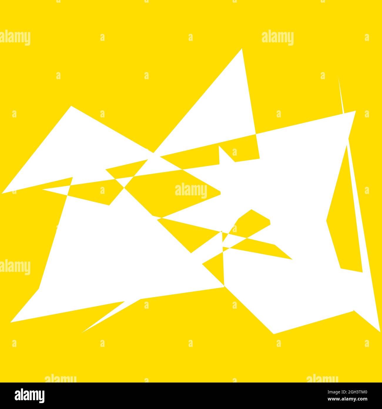 Edgy, ruptured, shatter, splinter shape, design element. Random ...