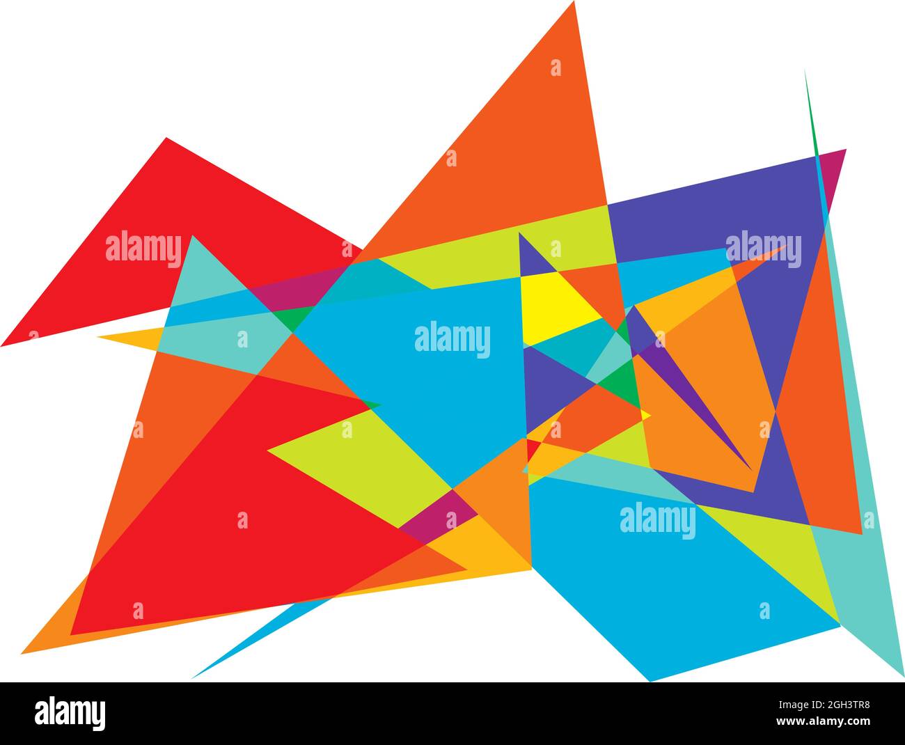 Edgy, ruptured, shatter, splinter shape, design element. Random ...