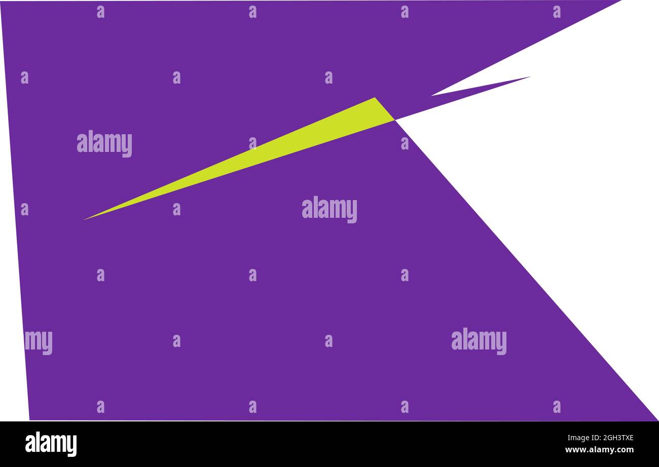 Edgy, ruptured, shatter, splinter shape, design element. Random ...