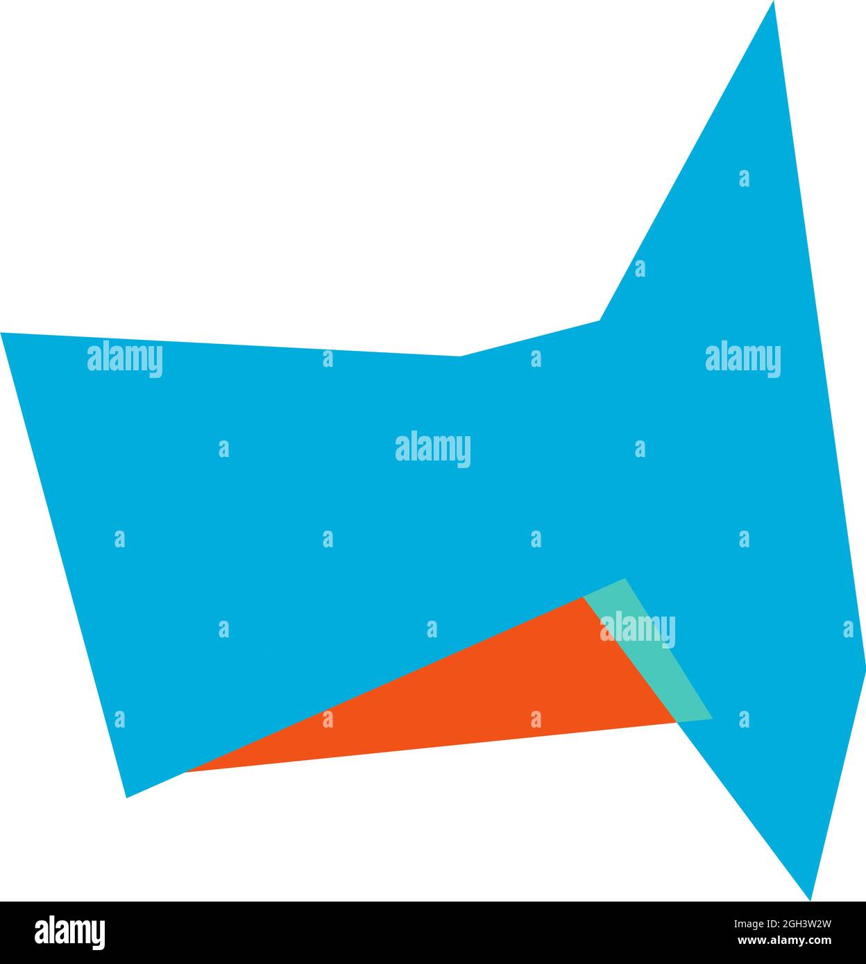 Edgy, ruptured, shatter, splinter shape, design element. Random ...