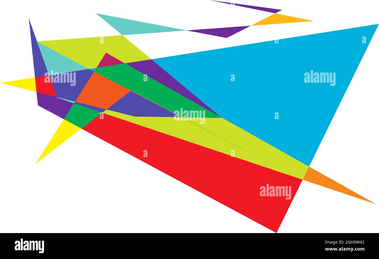 Edgy, ruptured, shatter, splinter shape, design element. Random ...