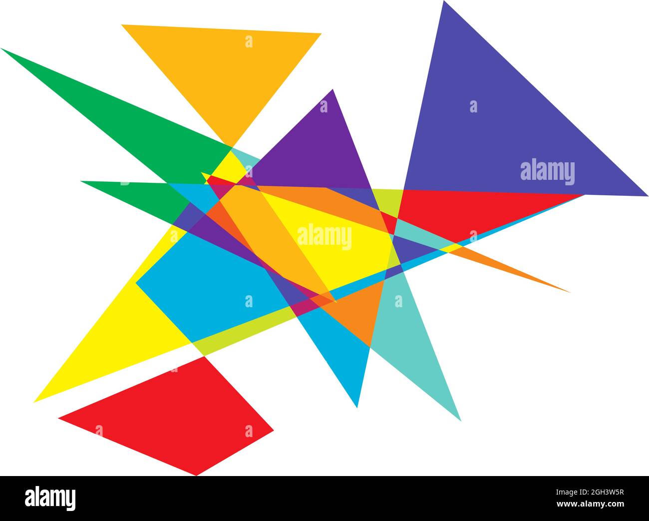 Edgy, ruptured, shatter, splinter shape, design element. Random ...