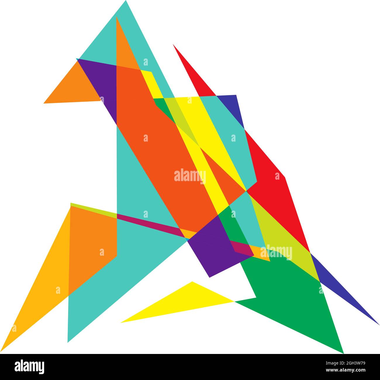 Edgy, ruptured, shatter, splinter shape, design element. Random ...