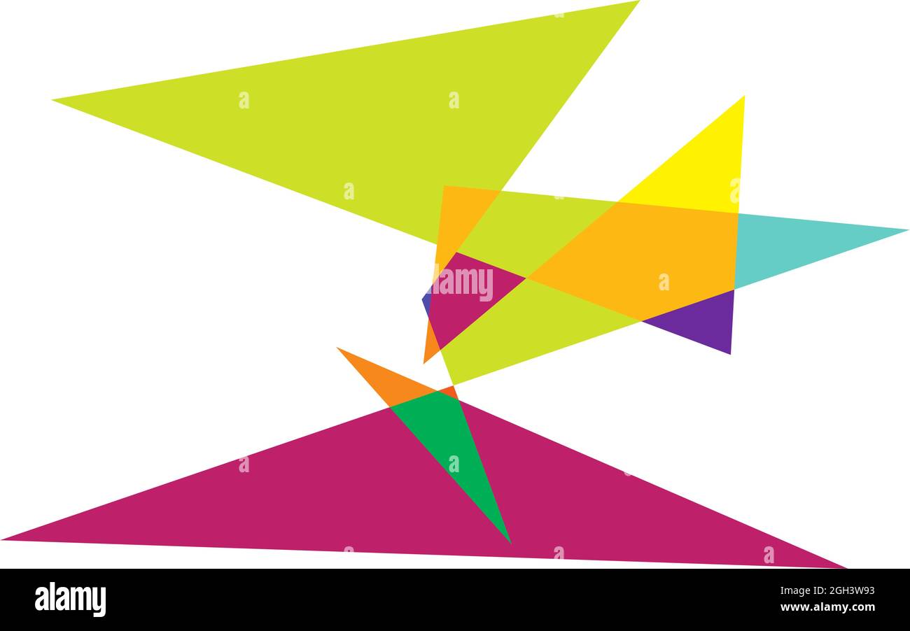 Edgy, ruptured, shatter, splinter shape, design element. Random ...