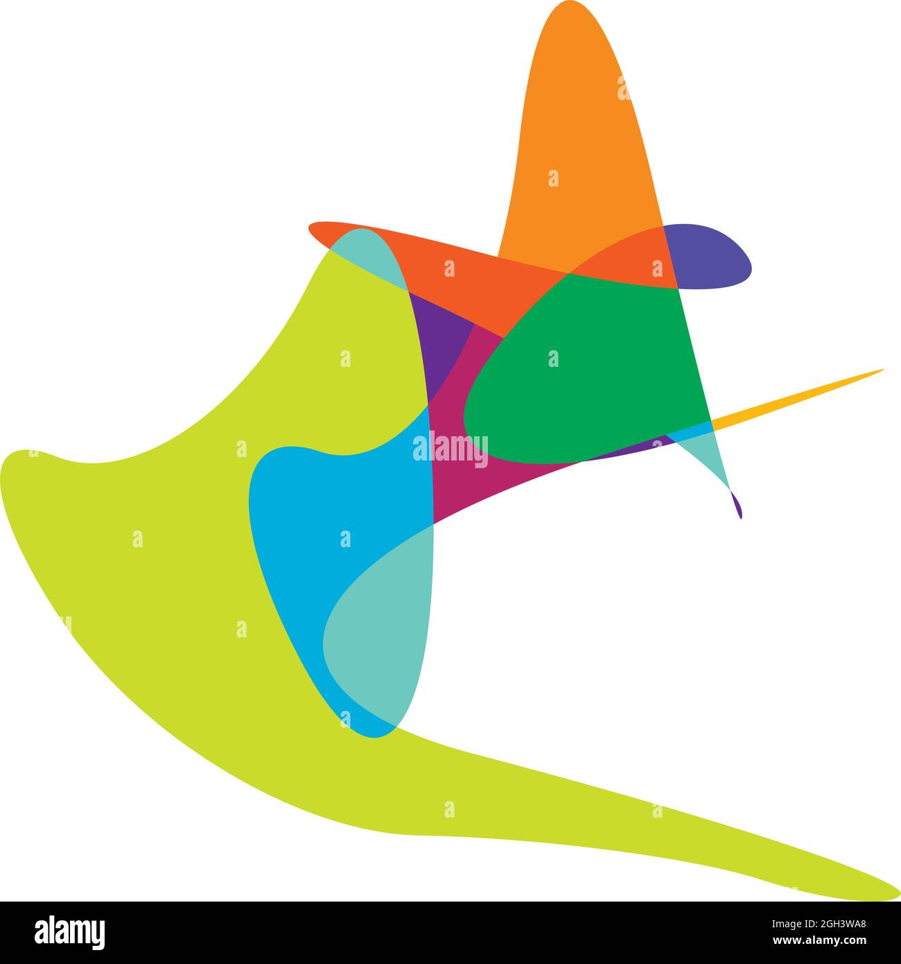 Curvy Shape Clip Art