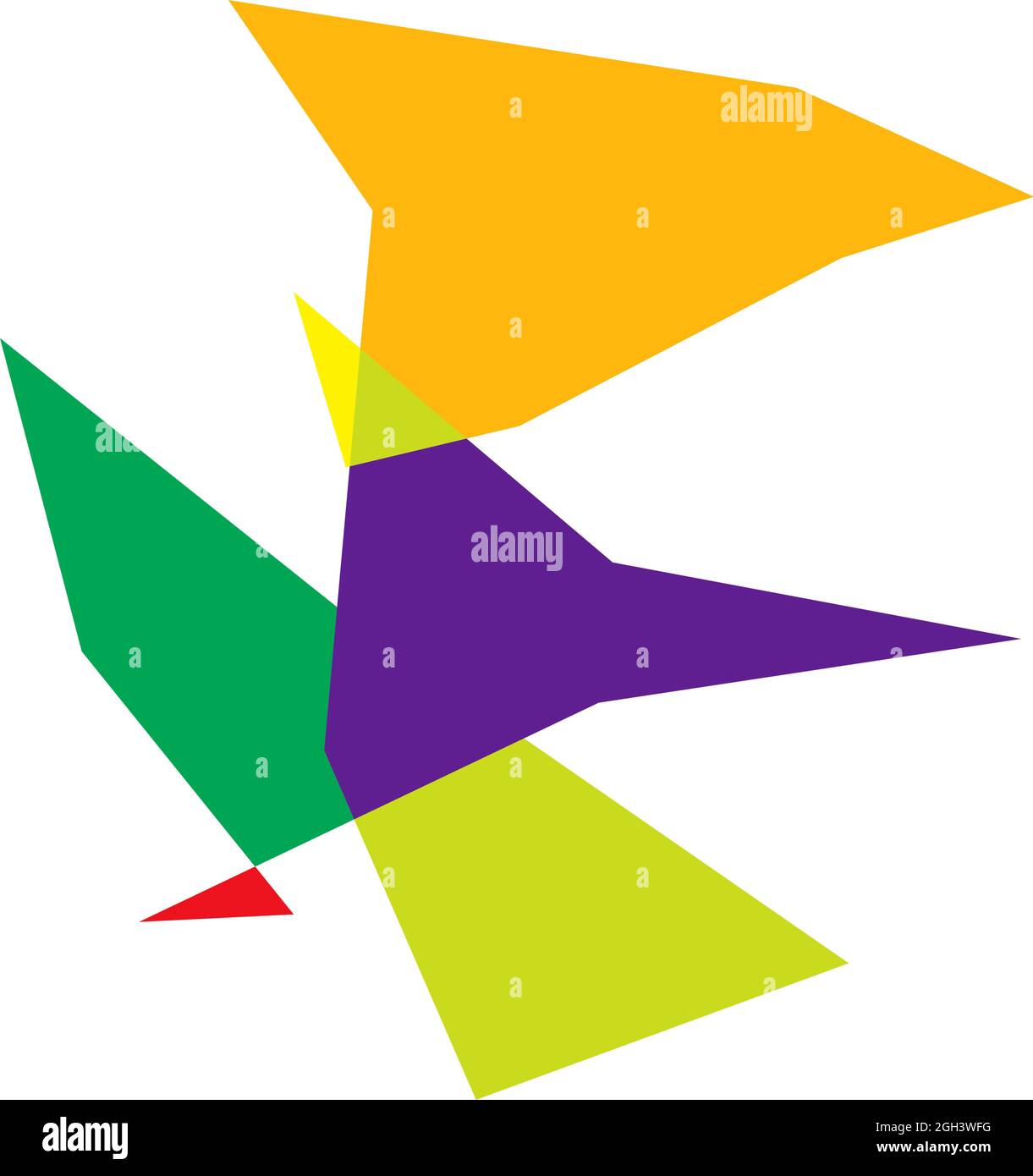 Edgy, ruptured, shatter, splinter shape, design element. Random ...