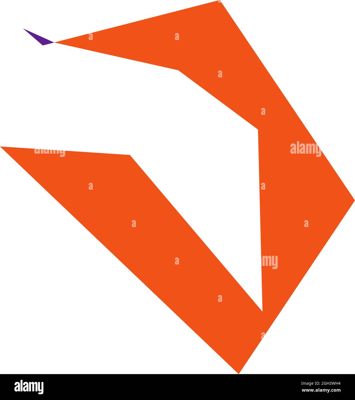 Edgy, ruptured, shatter, splinter shape, design element. Random ...