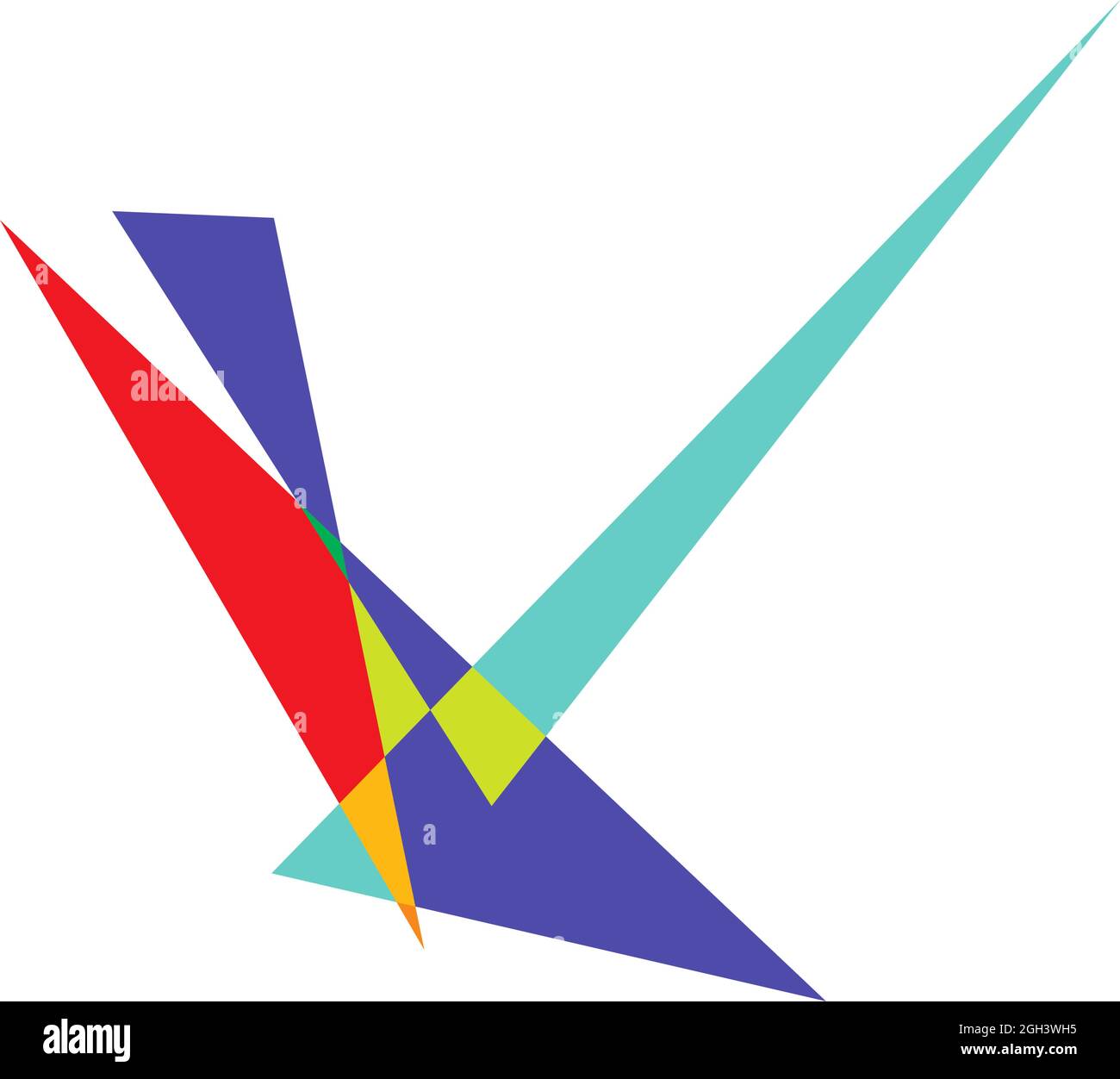 Edgy, ruptured, shatter, splinter shape, design element. Random ...