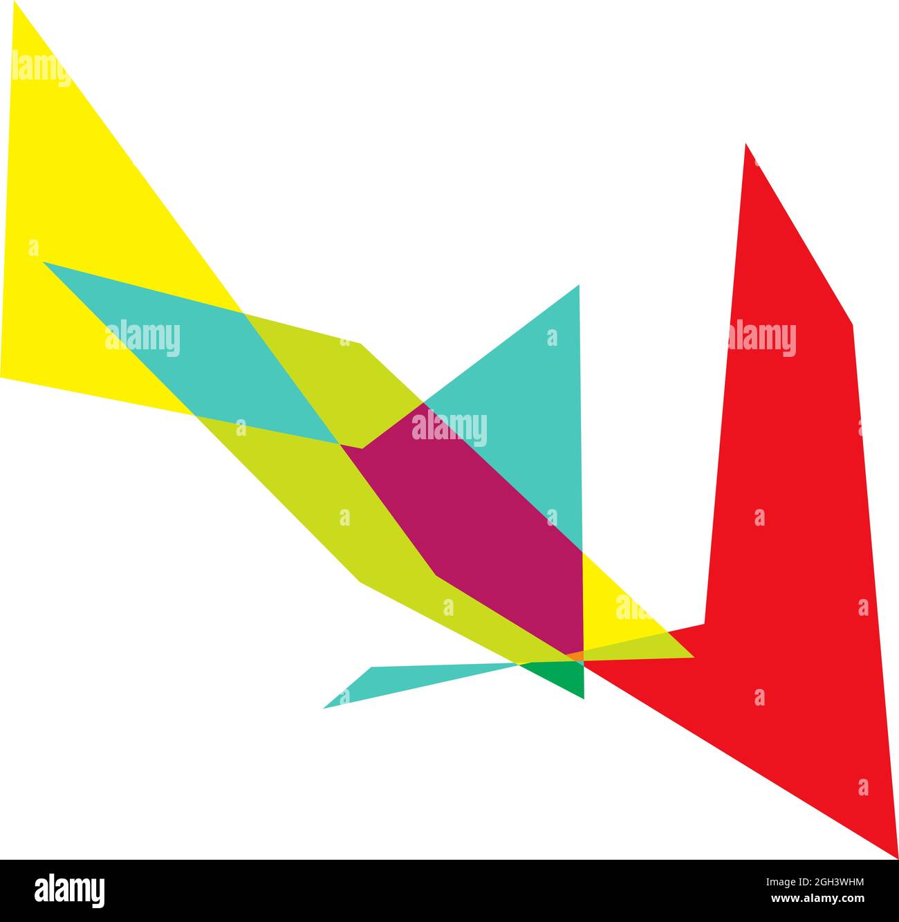 Edgy, ruptured, shatter, splinter shape, design element. Random ...