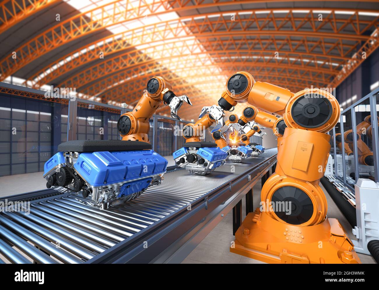 Car robot engine hi-res stock photography and images - Alamy