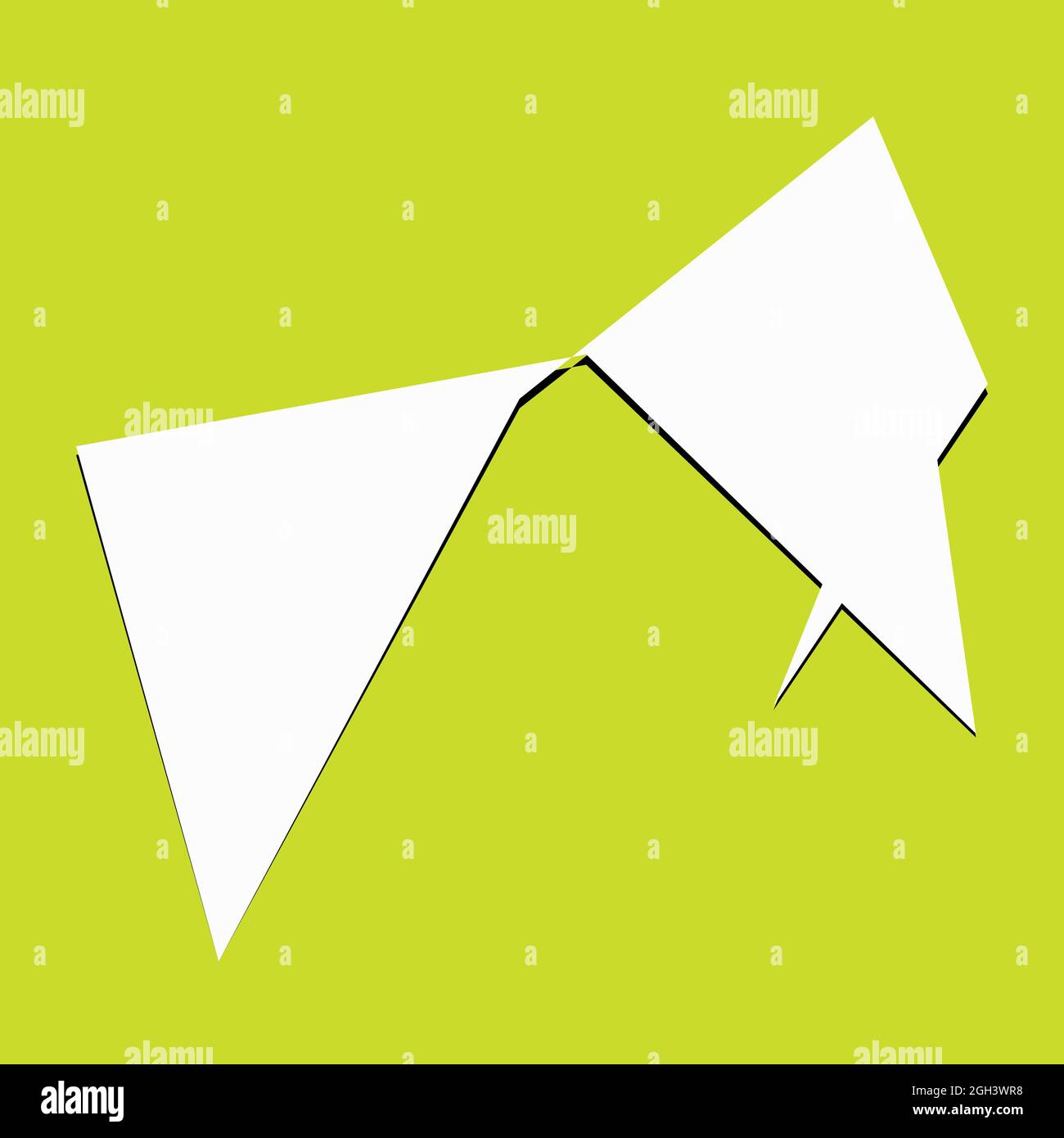 Edgy, ruptured, shatter, splinter shape, design element. Random ...