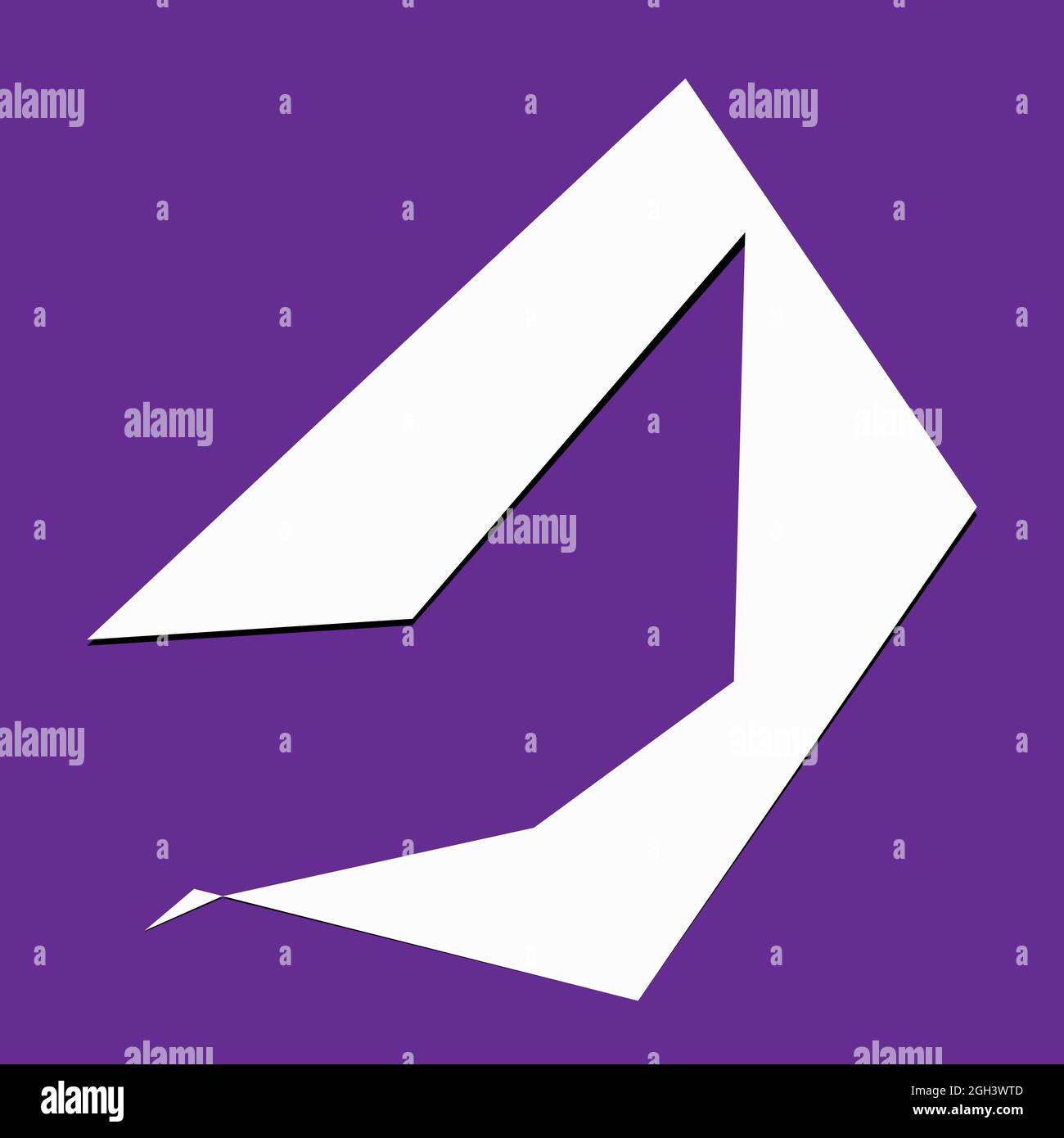 Edgy, ruptured, shatter, splinter shape, design element. Random ...