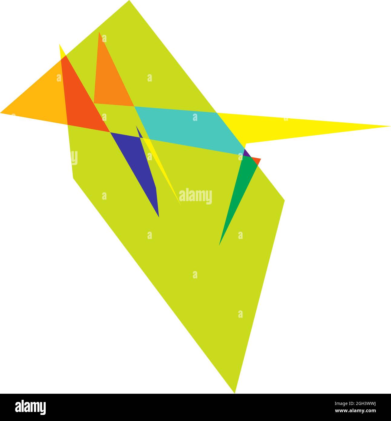 Edgy, ruptured, shatter, splinter shape, design element. Random ...