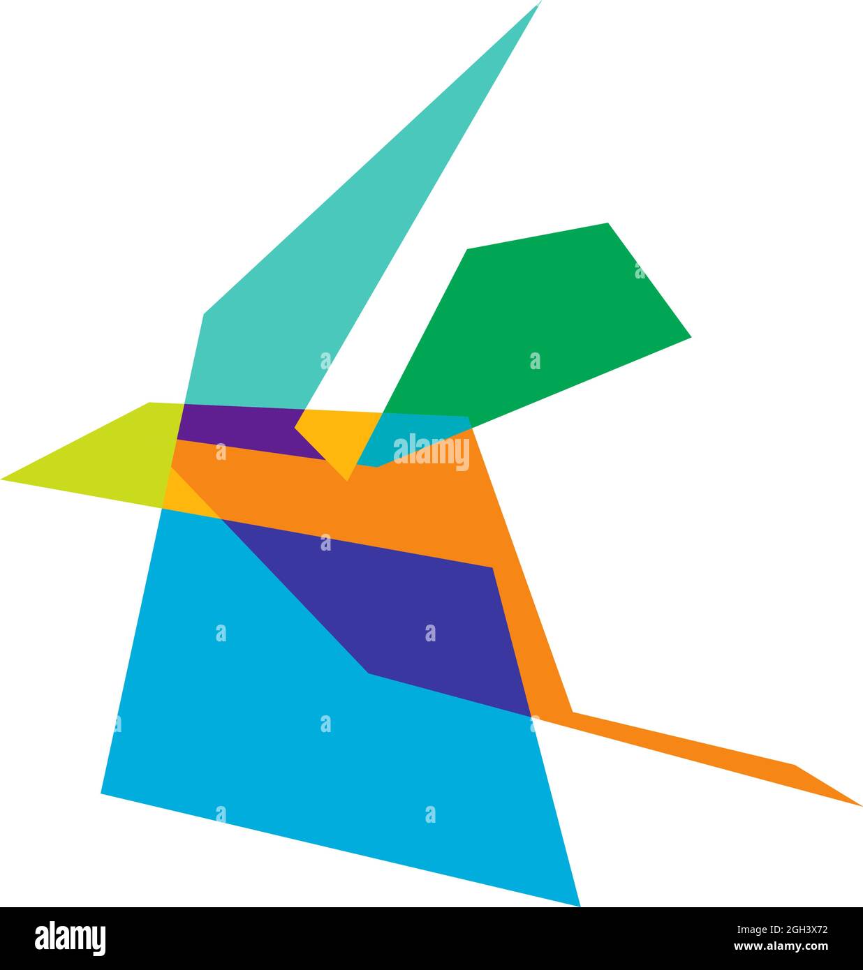 Edgy, ruptured, shatter, splinter shape, design element. Random ...