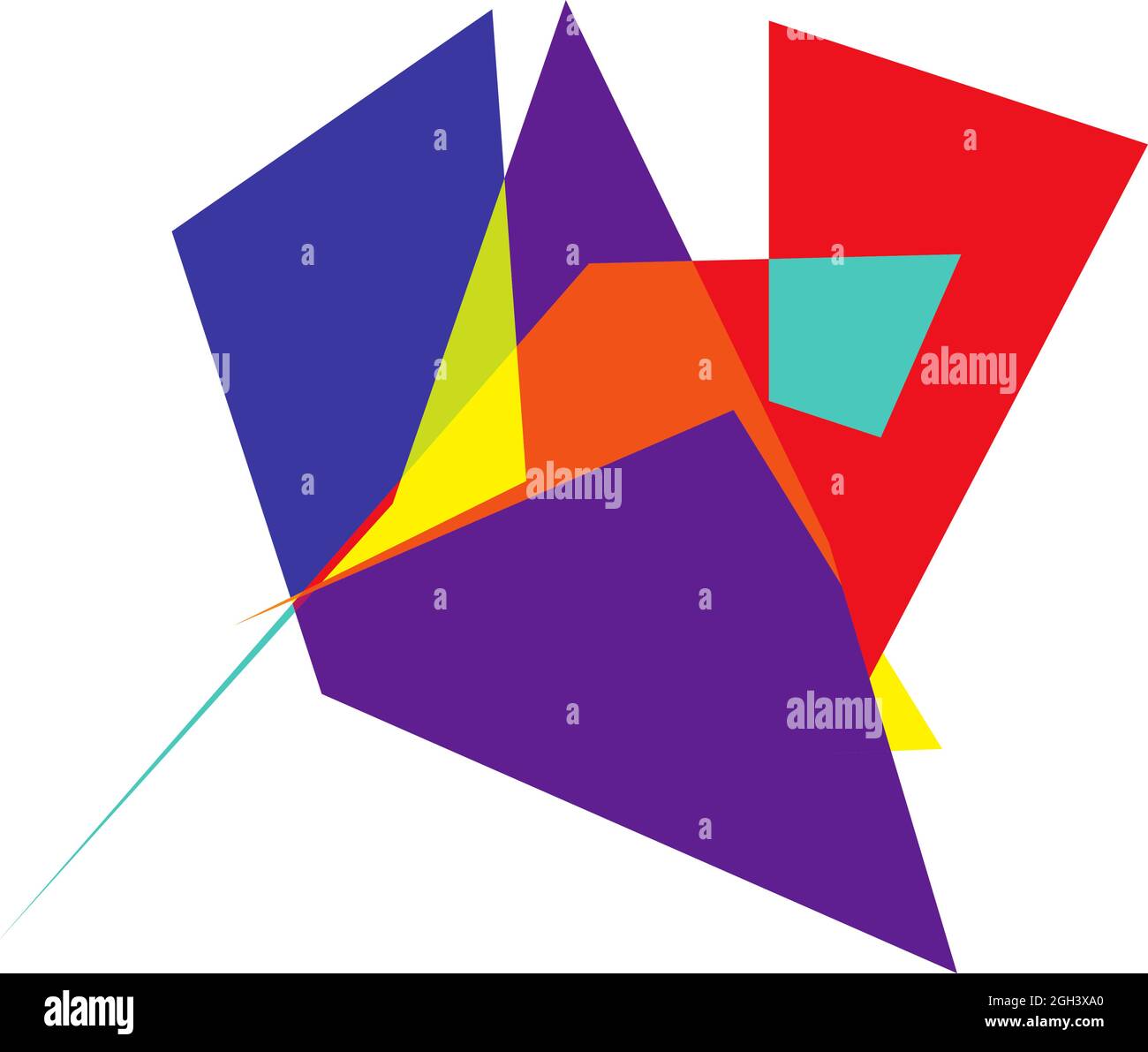 Edgy, ruptured, shatter, splinter shape, design element. Random ...