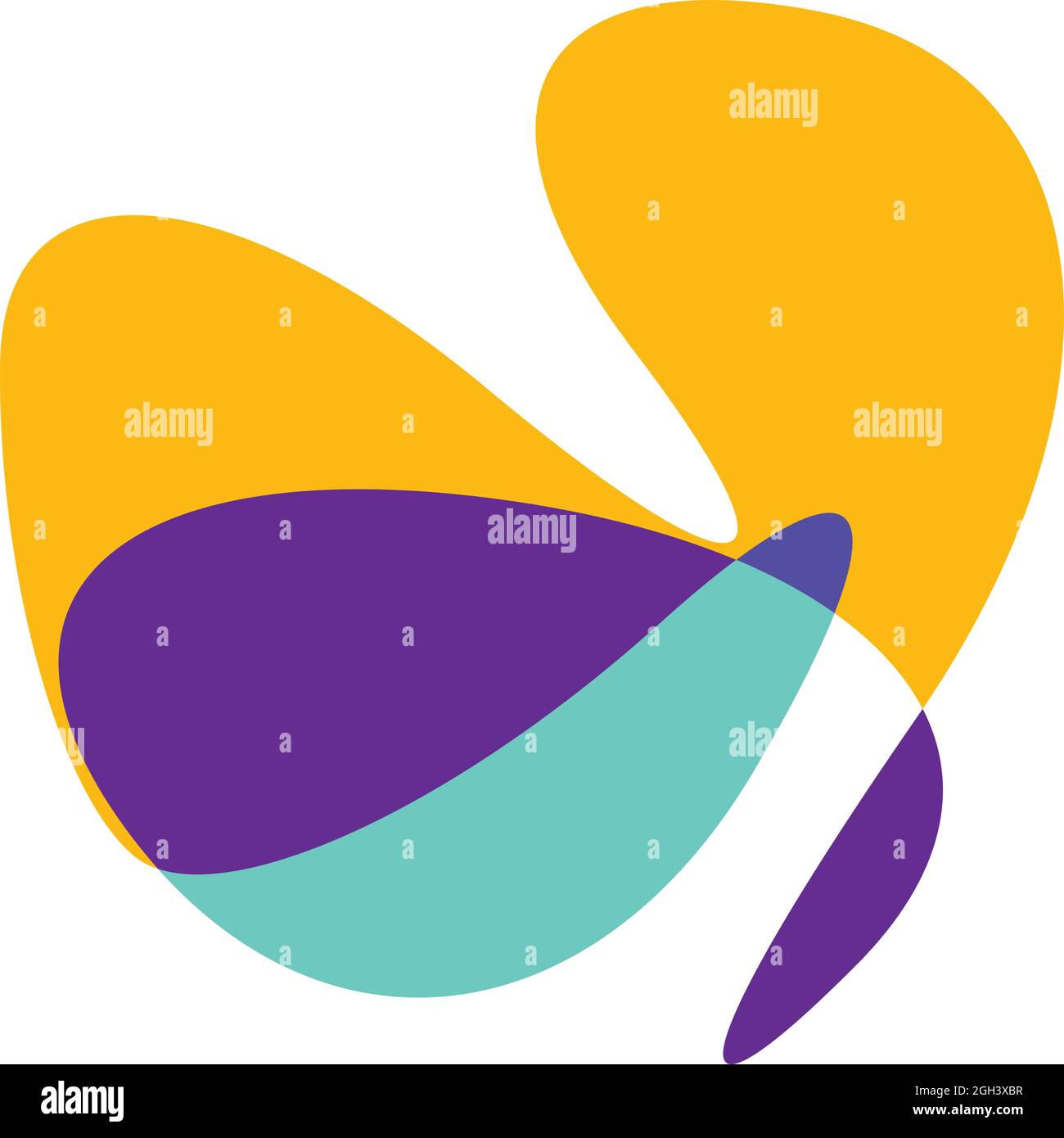 Random curvy, squiggle, freehand abstract shape. Squiggle, wriggle ...