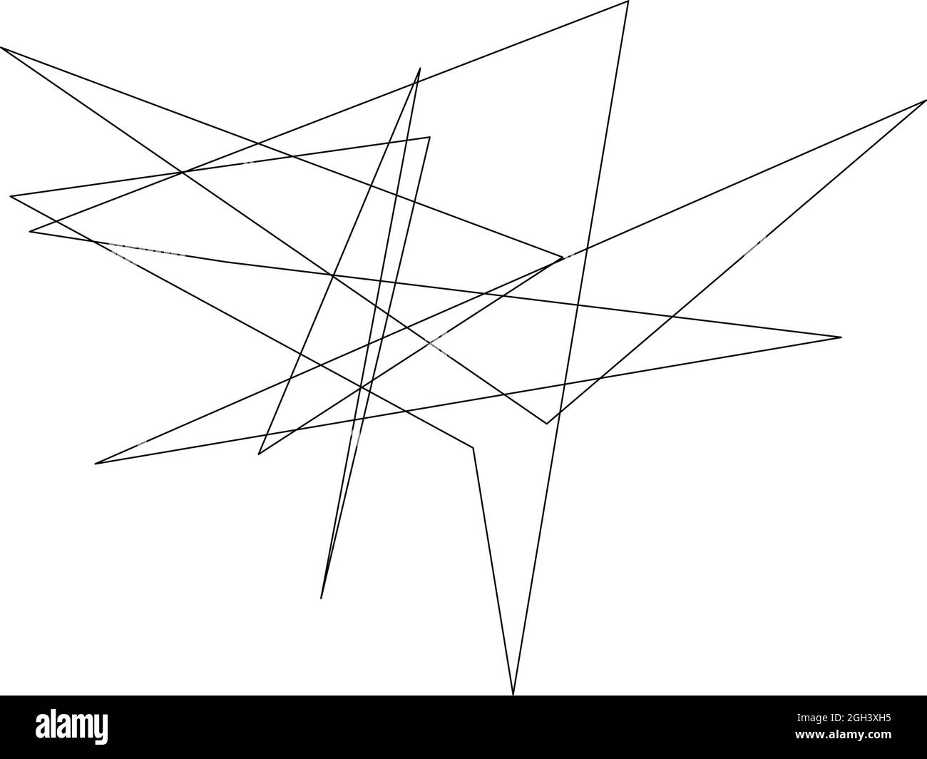 Edgy, ruptured, shatter, splinter shape, design element. Random ...