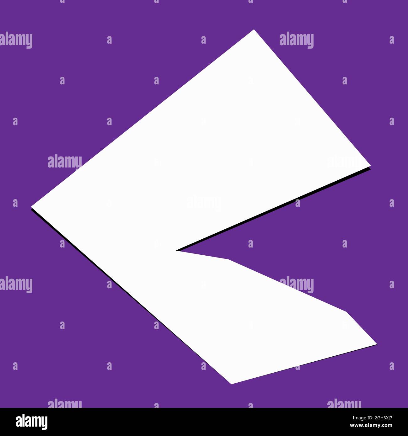 Edgy, ruptured, shatter, splinter shape, design element. Random ...