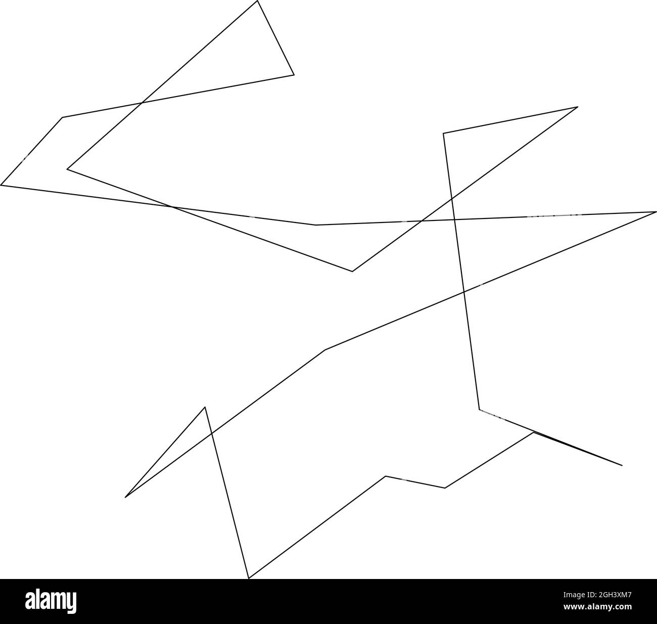 Edgy, ruptured, shatter, splinter shape, design element. Random ...