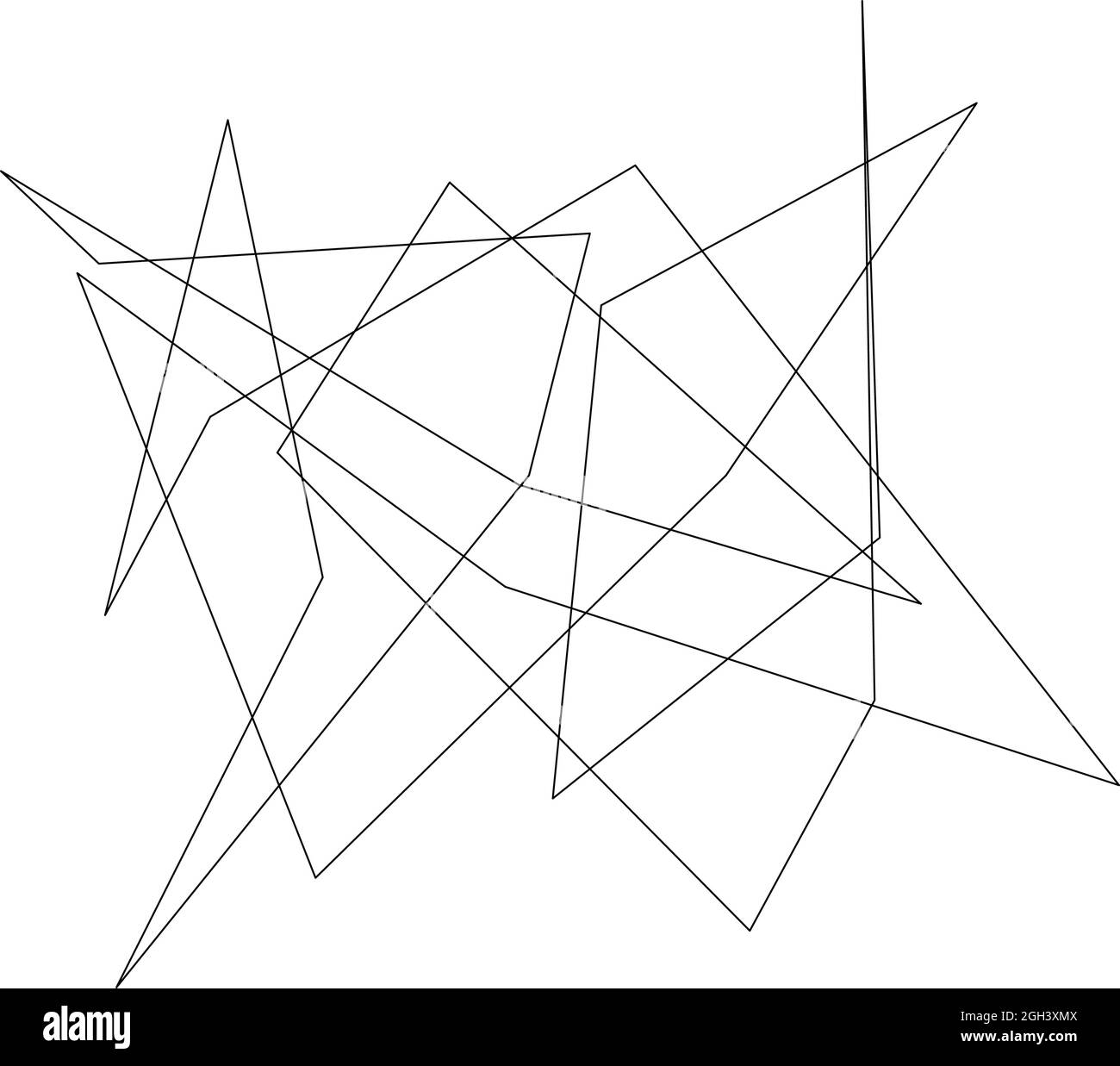 Edgy, ruptured, shatter, splinter shape, design element. Random ...