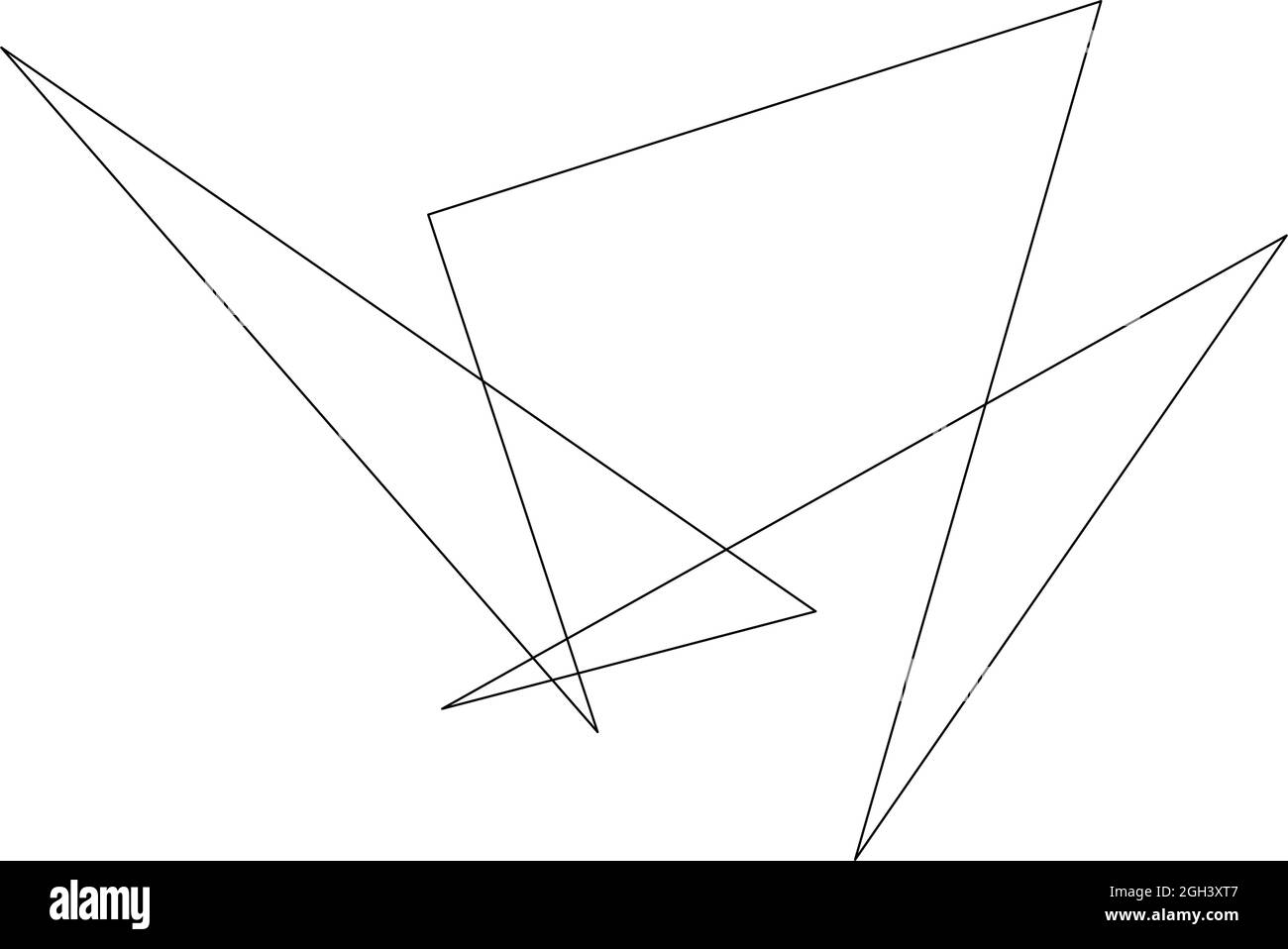 Edgy, ruptured, shatter, splinter shape, design element. Random ...