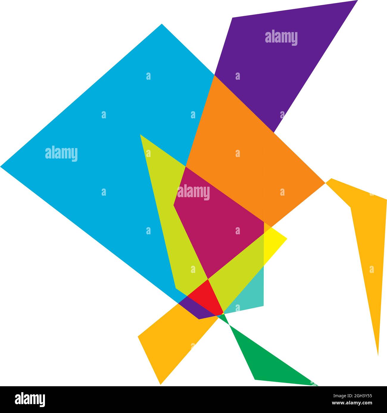 Edgy, ruptured, shatter, splinter shape, design element. Random ...