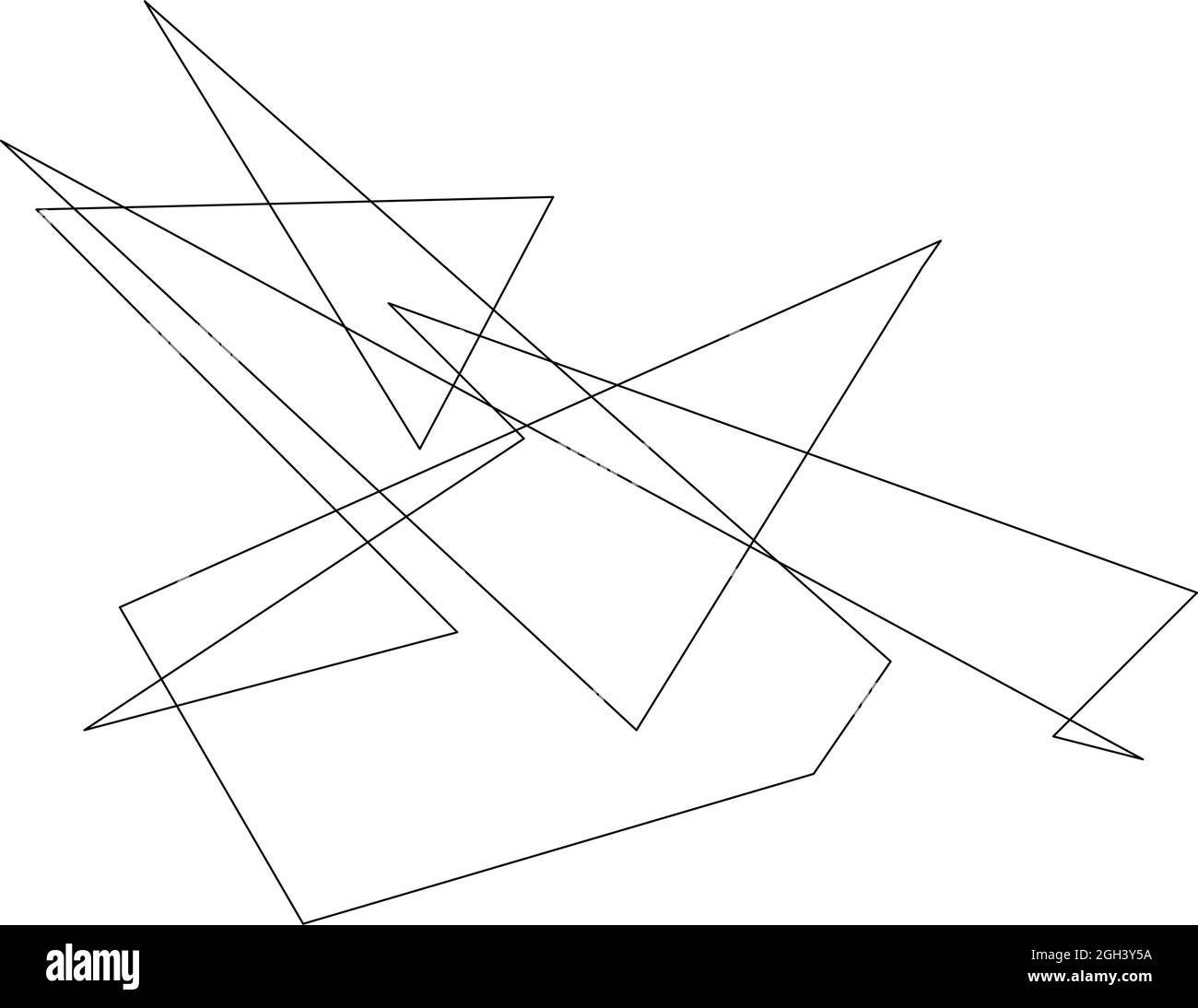 Edgy, ruptured, shatter, splinter shape, design element. Random ...