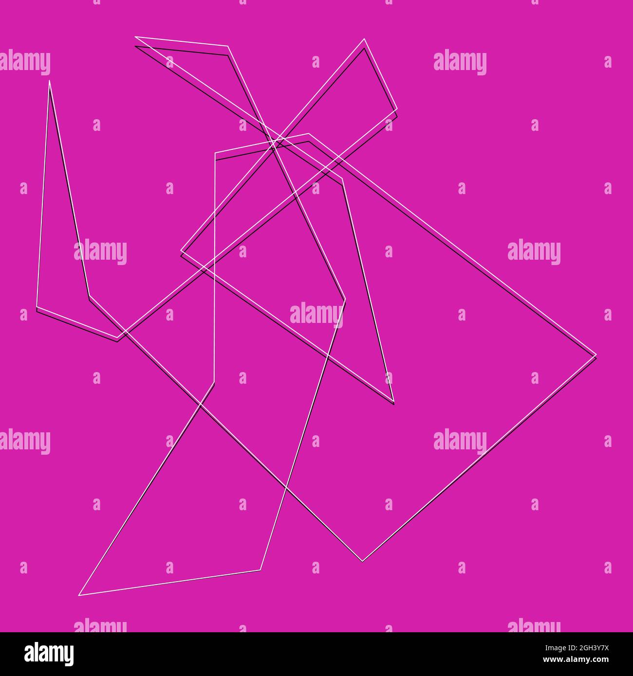 Edgy, ruptured, shatter, splinter shape, design element. Random ...