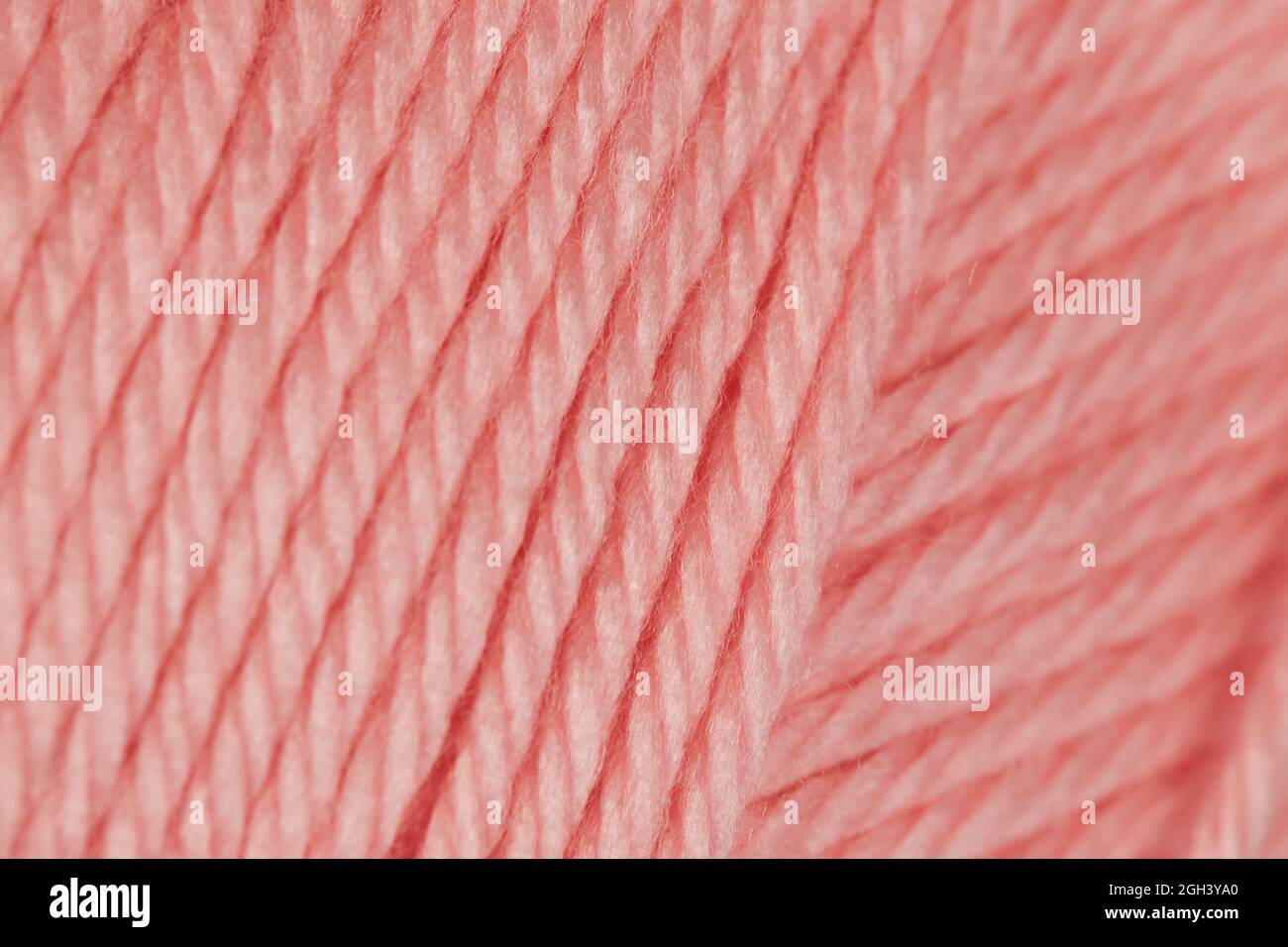 Pink yarn for crochet close up texture background Stock Photo - Alamy