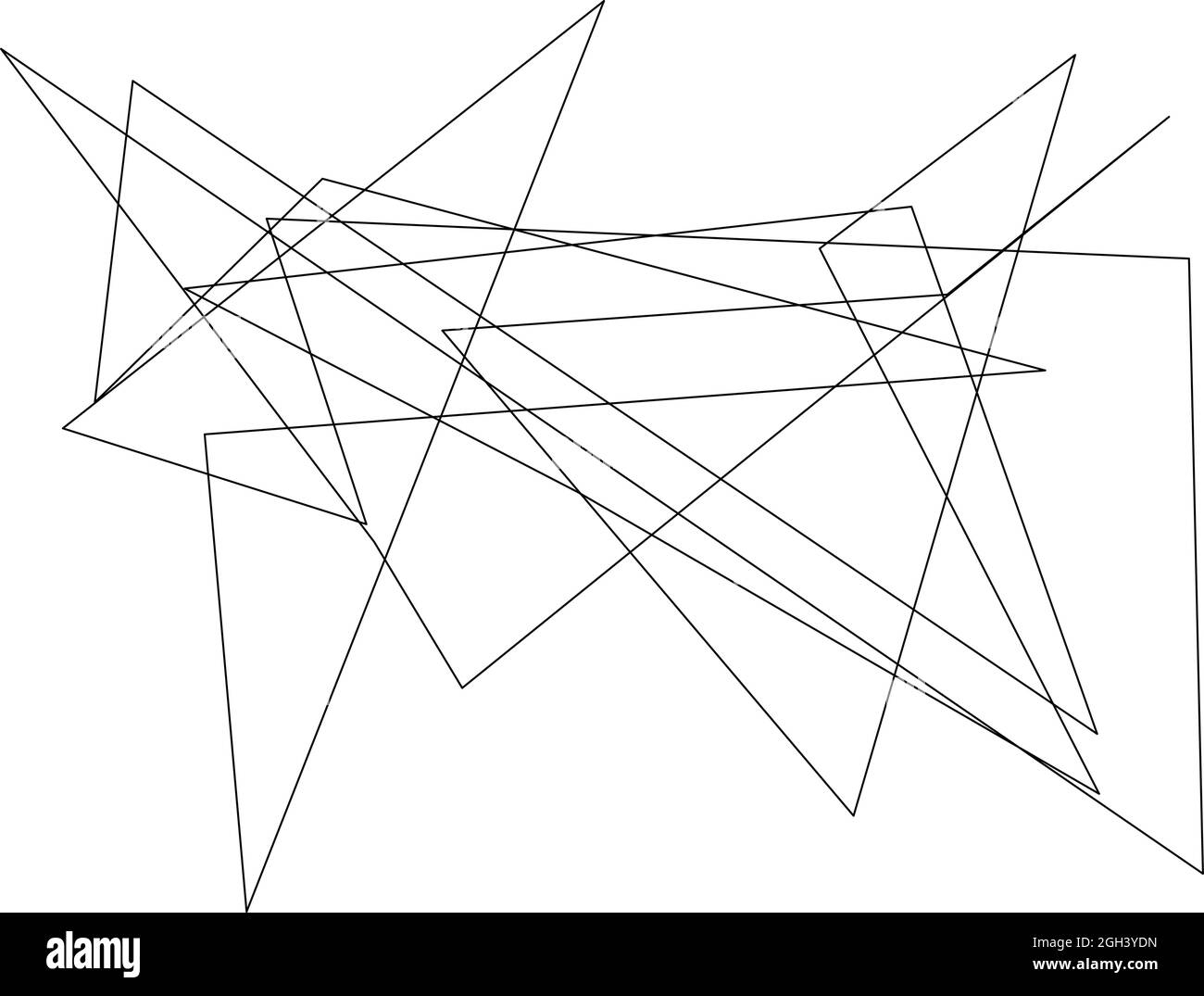 Edgy, ruptured, shatter, splinter shape, design element. Random ...