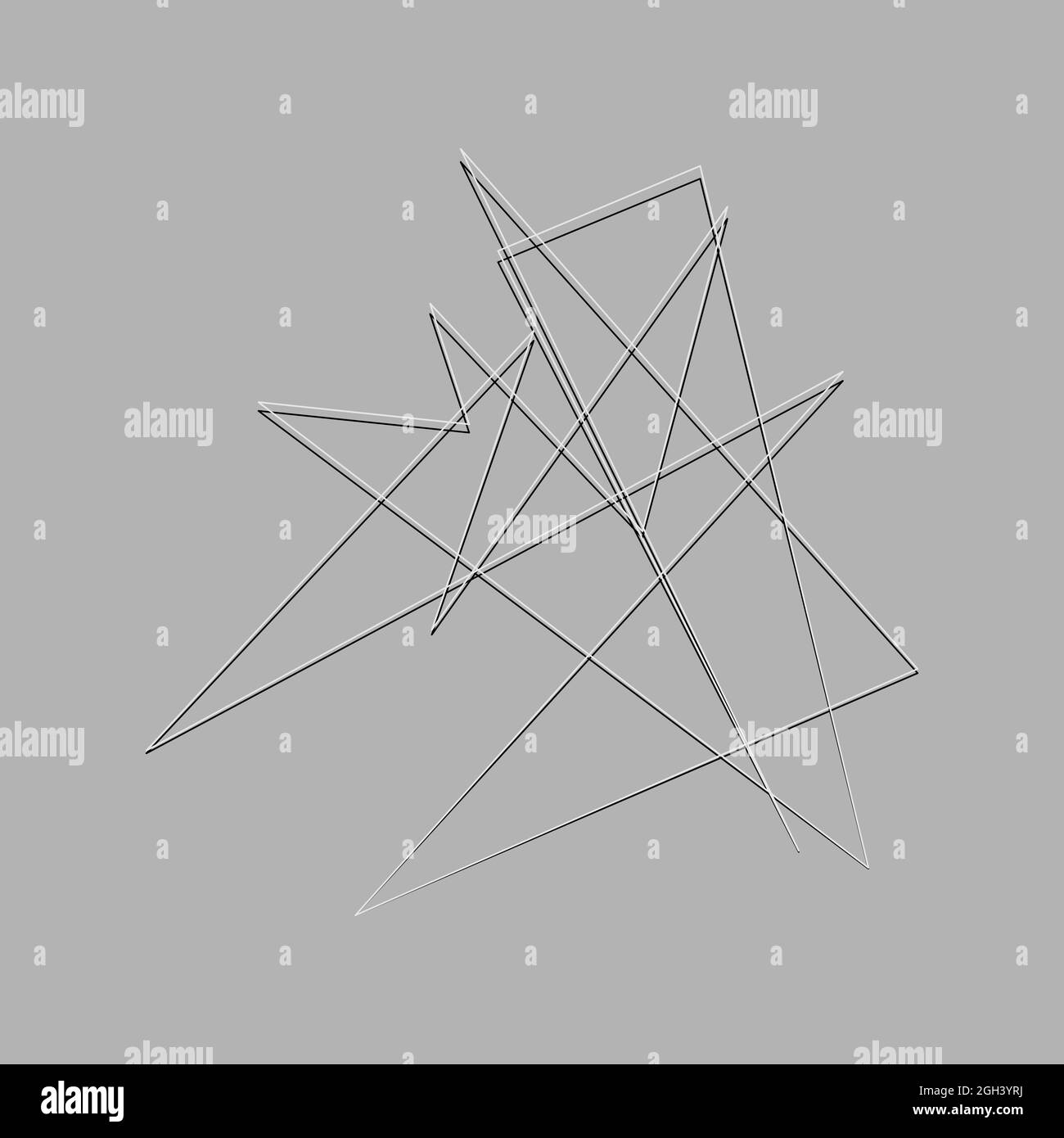 Edgy, ruptured, shatter, splinter shape, design element. Random ...